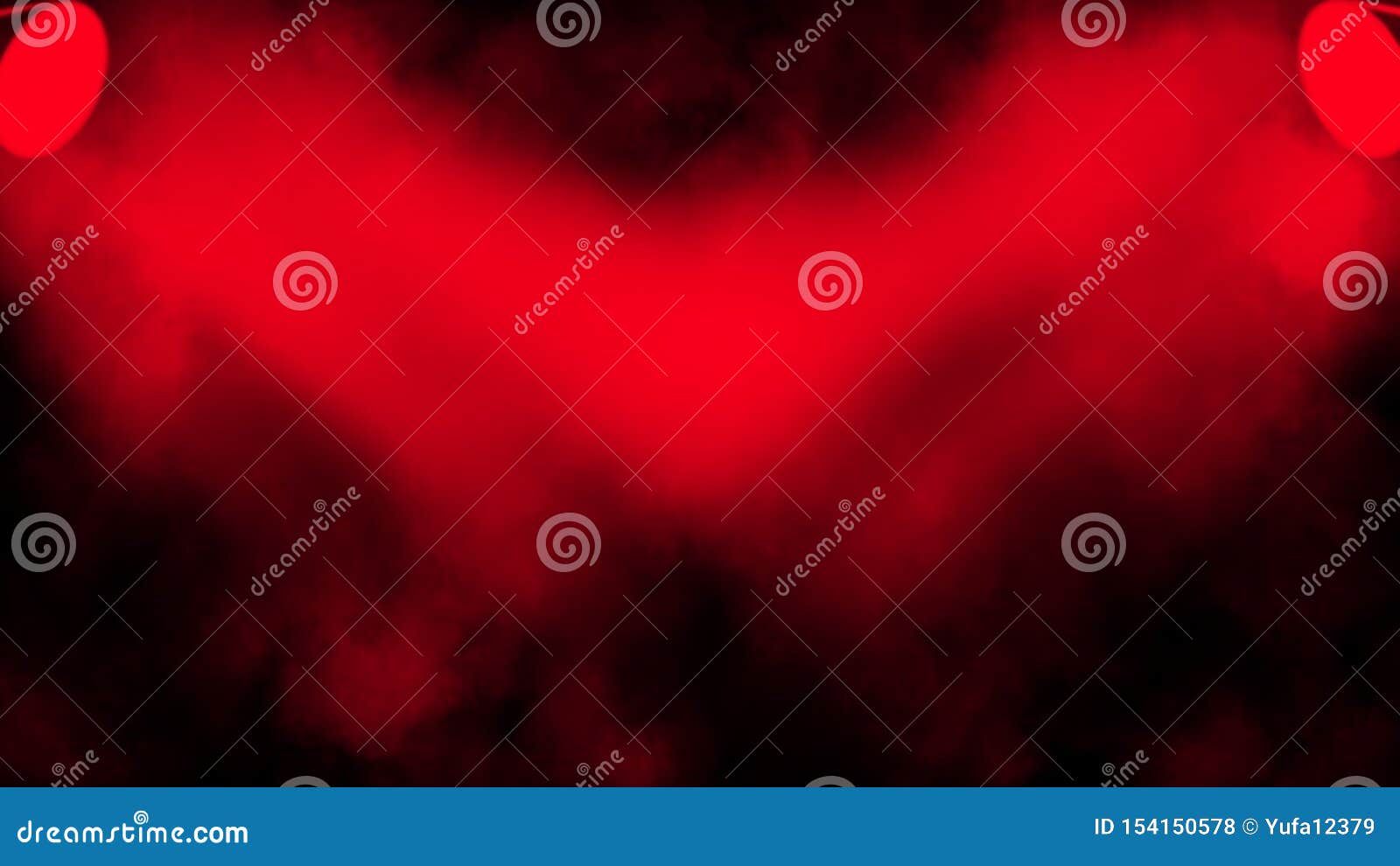 Projector Spotlight on the Floor . Beautiful Red Performance Stage ...