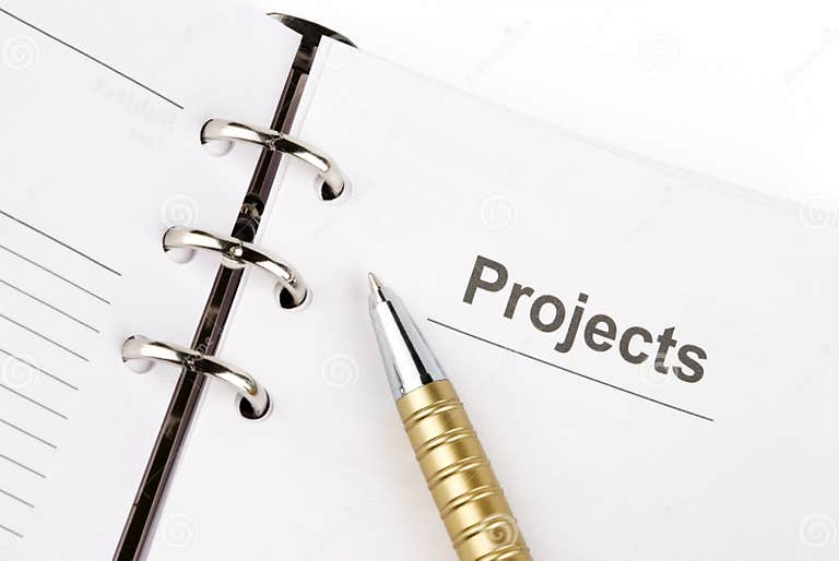 Projects stock image. Image of planner, projects, diary - 4501503