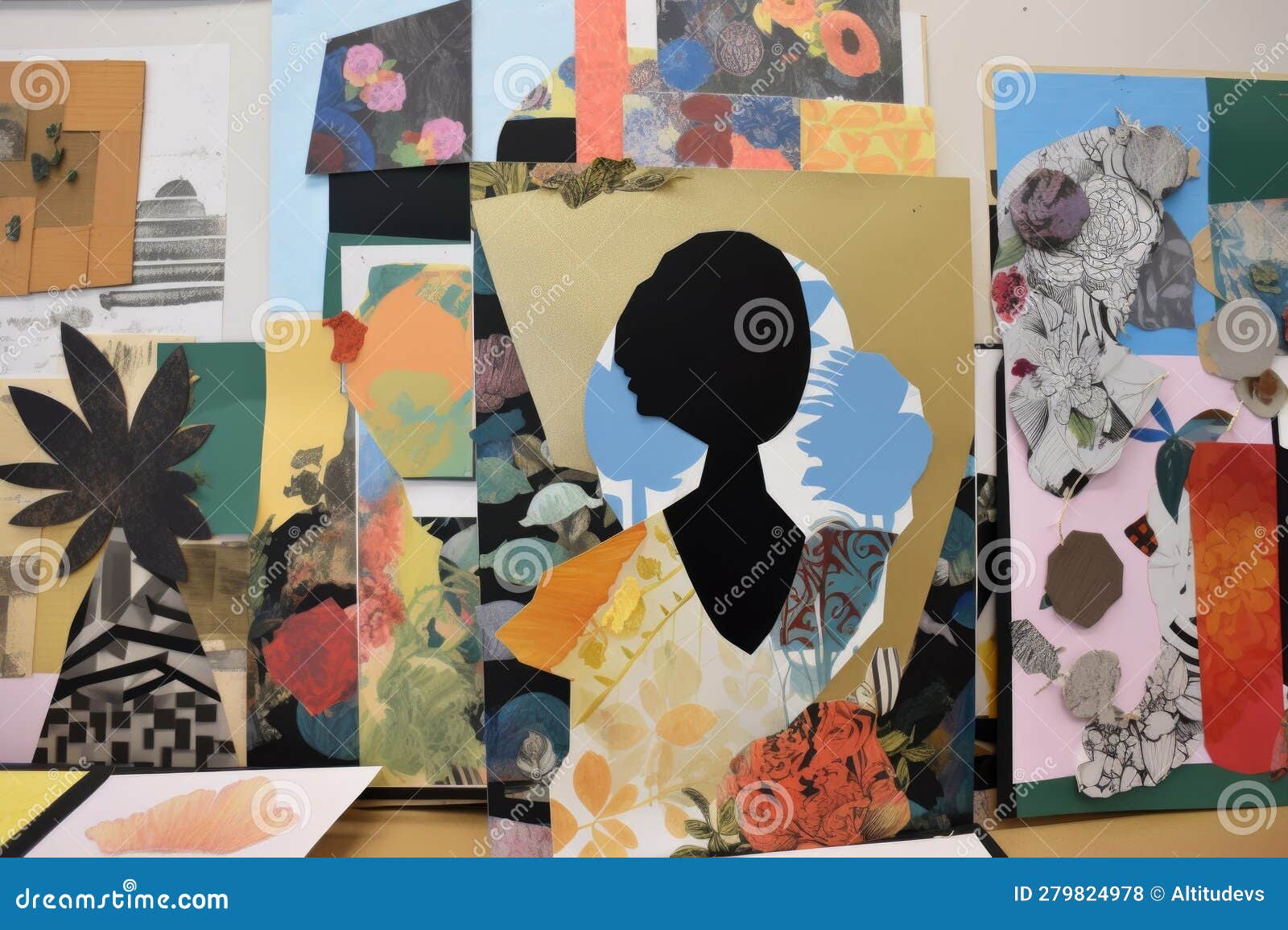 Projects Using Cutouts, Silhouettes, and Other Shapes To Create Collage ...