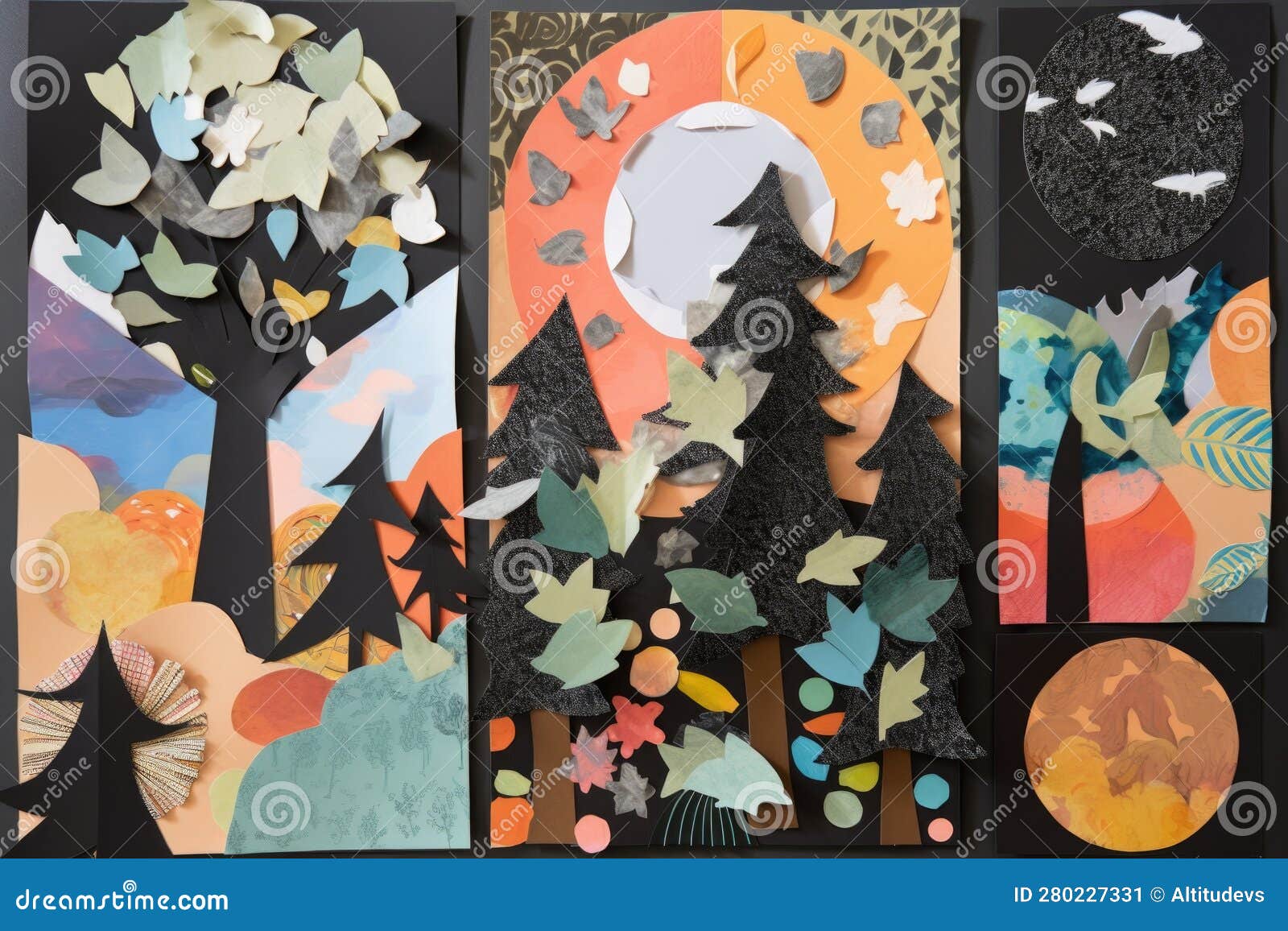 Projects Using Cutouts, Silhouettes, and Other Shapes To Create Collage ...