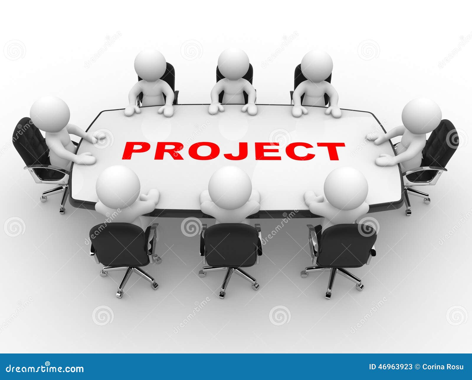 Projekt stock abbildung. Illustration von sitzung, diskussion - 46963923