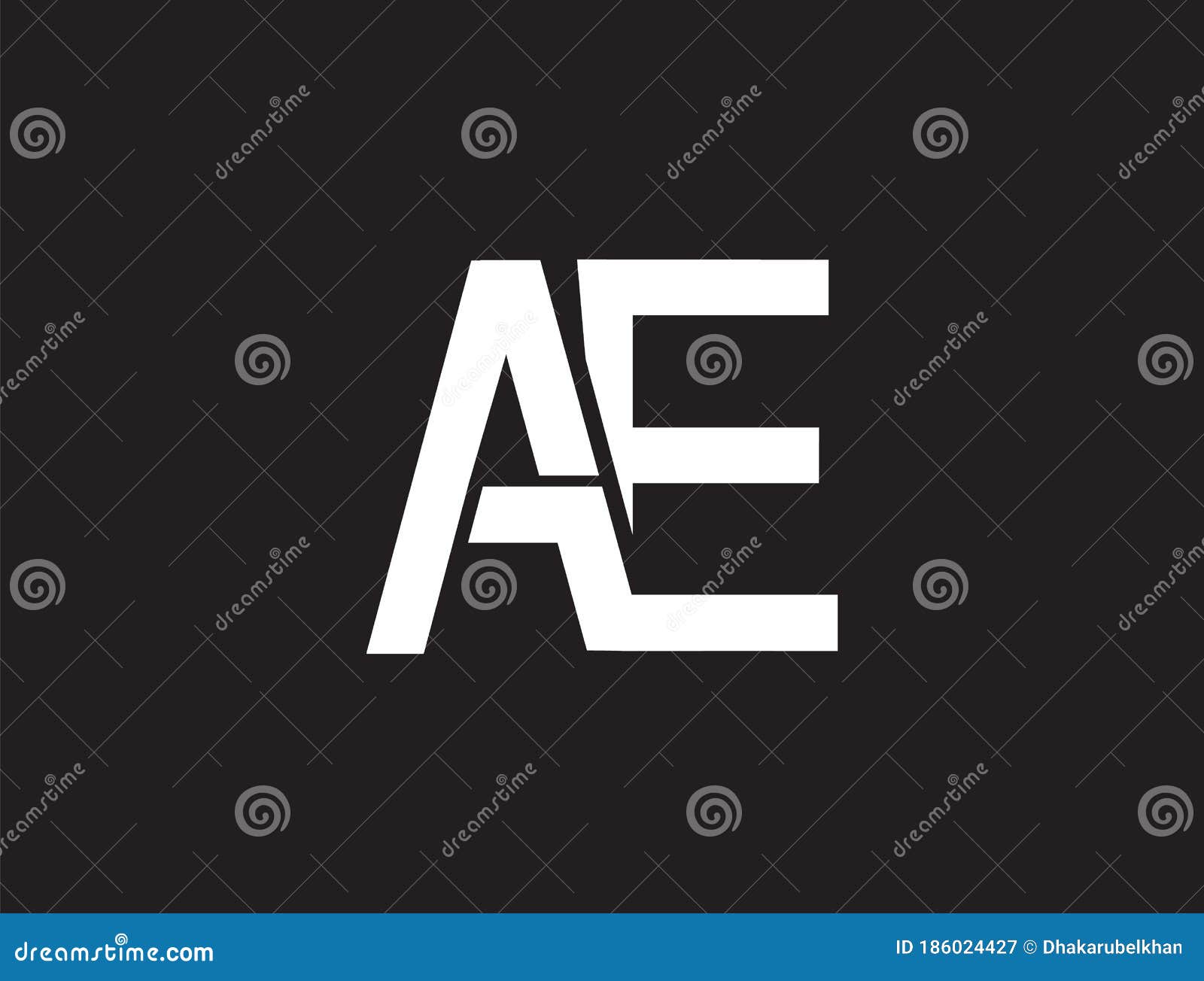 Projetar Uma Letra Profissional a Logotipo, Letra Ae, ícone Ae ...