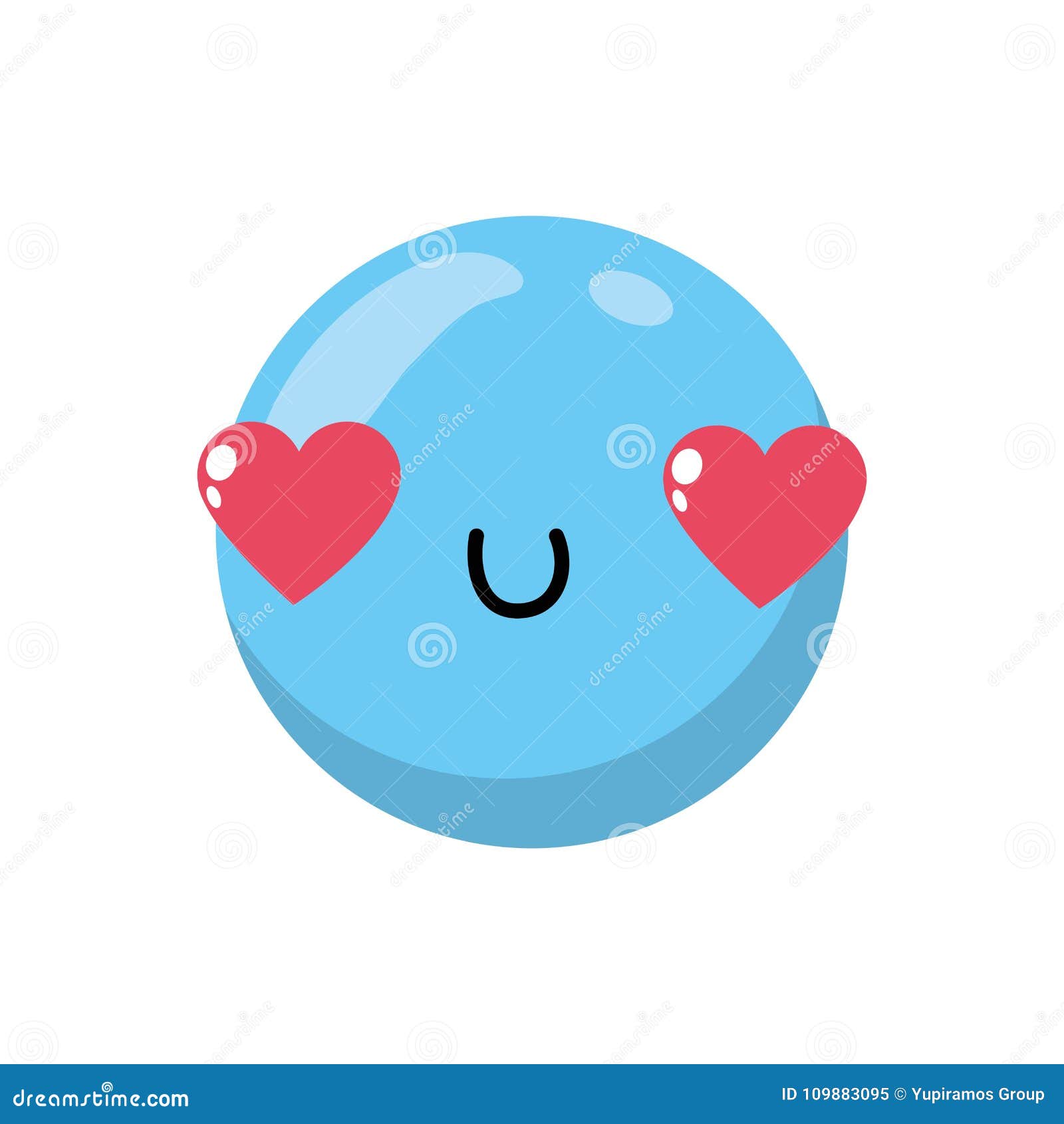 Projeto Azul Isolado Do Emoticon Ilustração do Vetor - Ilustração de ...