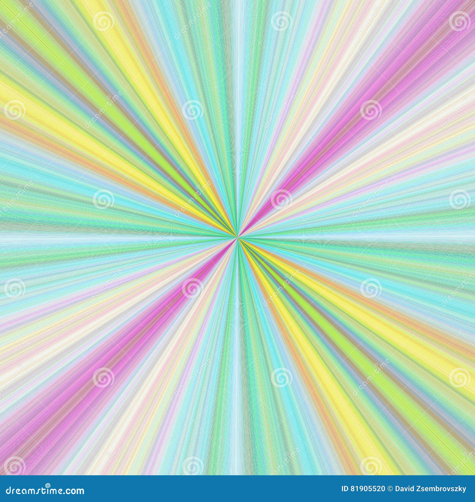 Projeto Colorido Do Fundo Da Explosão Do Raio Ilustração do Vetor ...