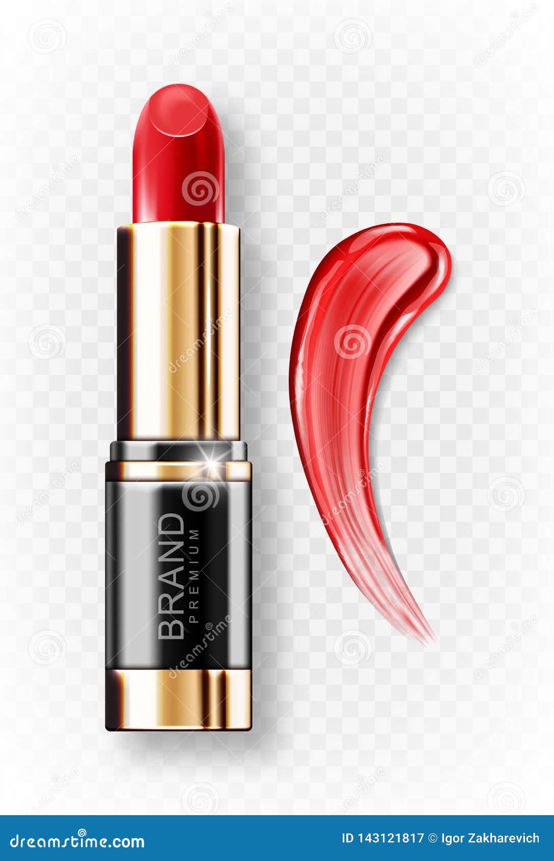 Projeto De Empacotamento Do Batom E Amostra Da Mancha Do Batom ...