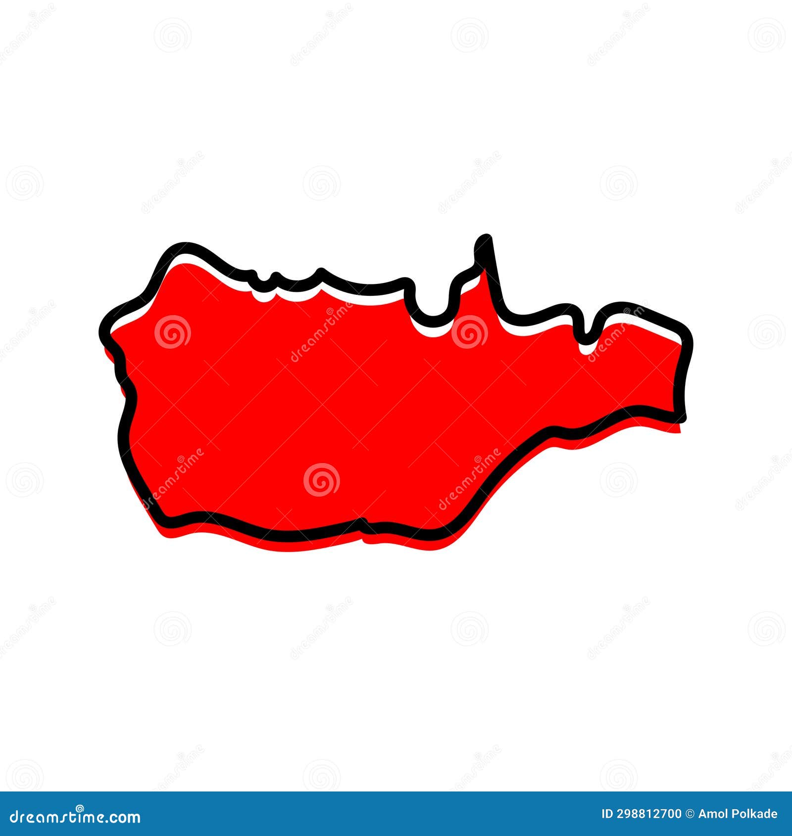 Projeto De Mapa Do País Do Estado De Covalima Do Timor Leste Ilustração ...