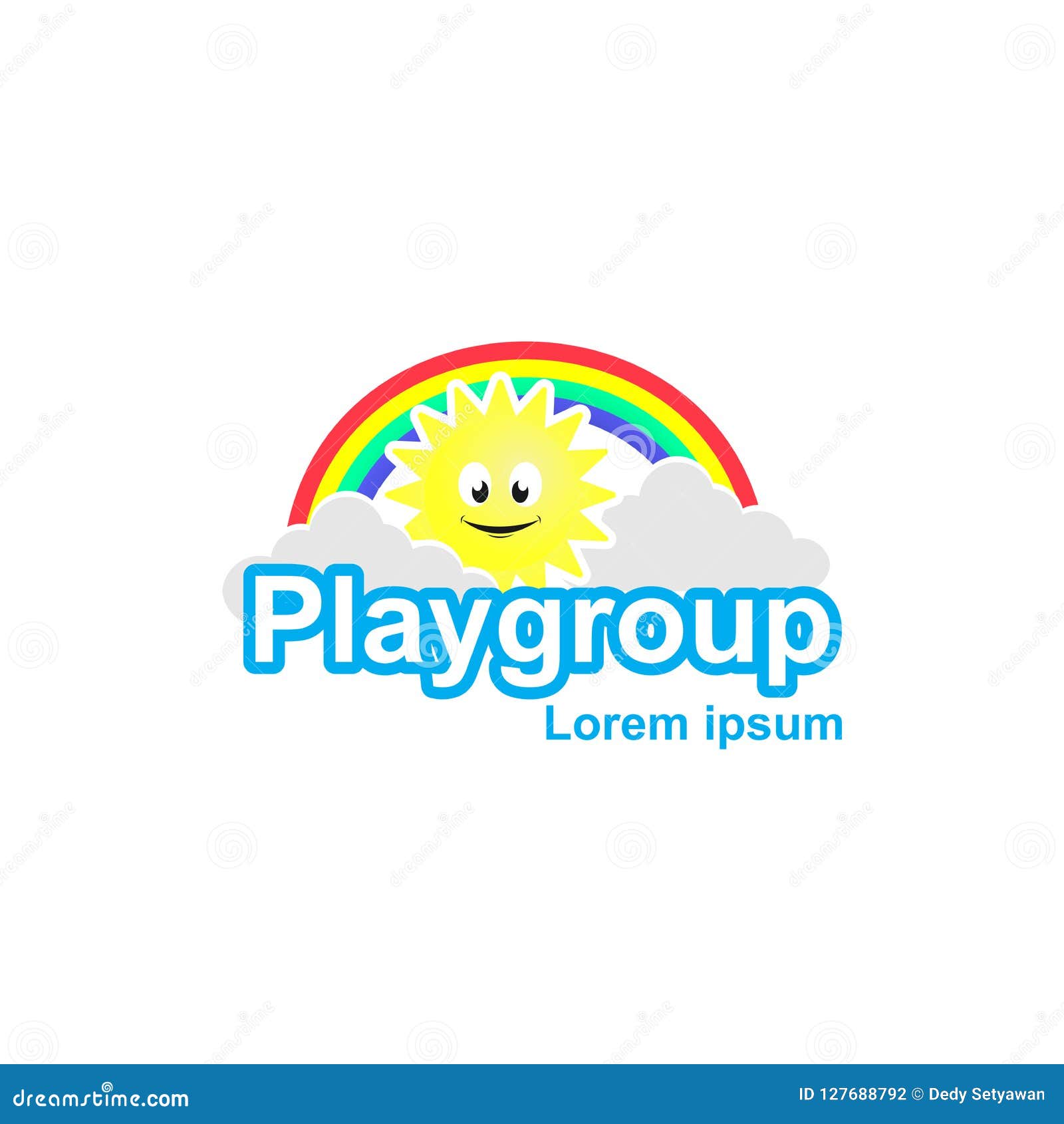 Projeto Do Logotipo De Playgroup, Molde Do Vetor Ilustração do Vetor ...