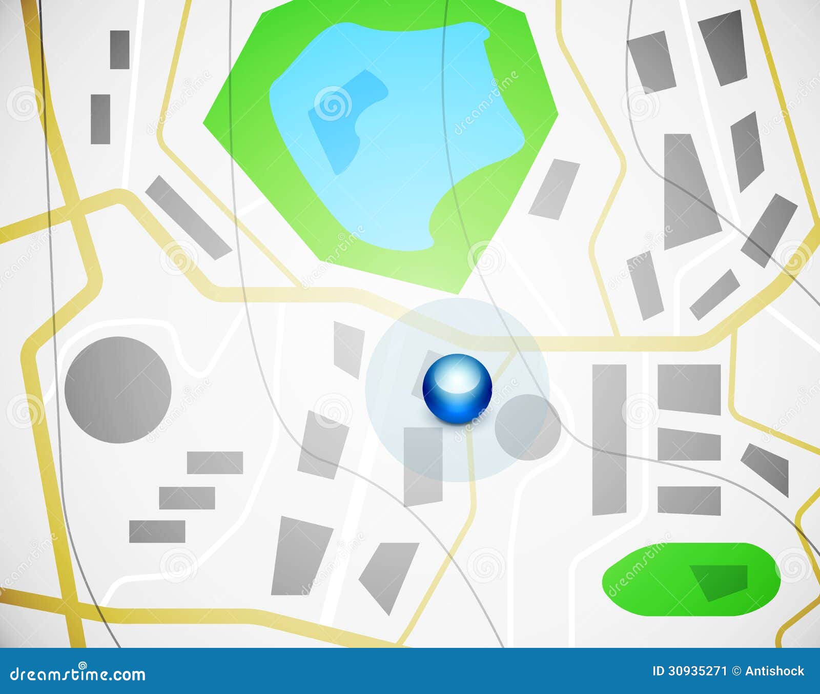 Projeto do mapa da cidade ilustração do vetor. Ilustração de posicionar ...