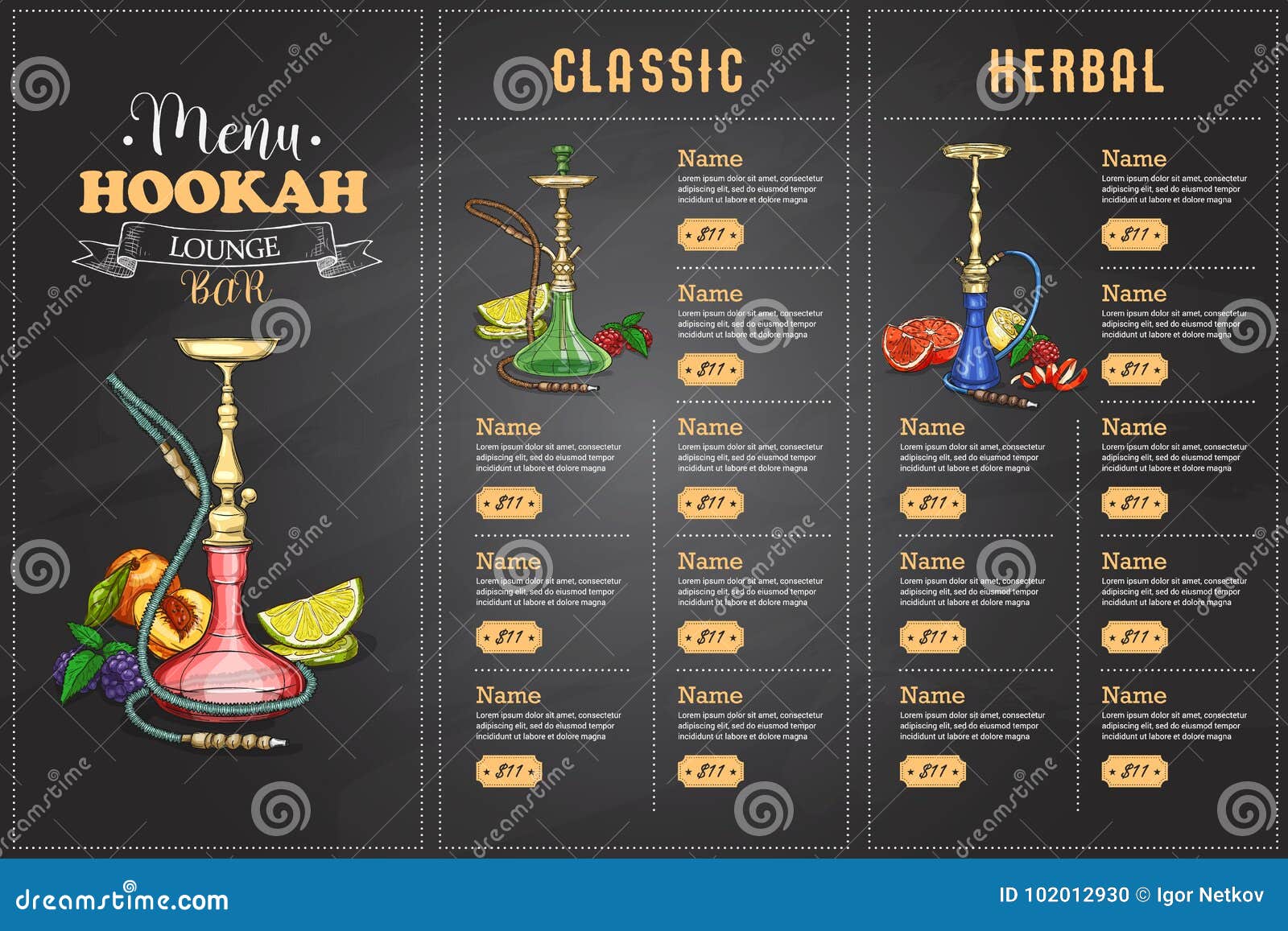 Projeto Do Menu Da Cor Do Vetor Ilustração do Vetor - Ilustração de ...