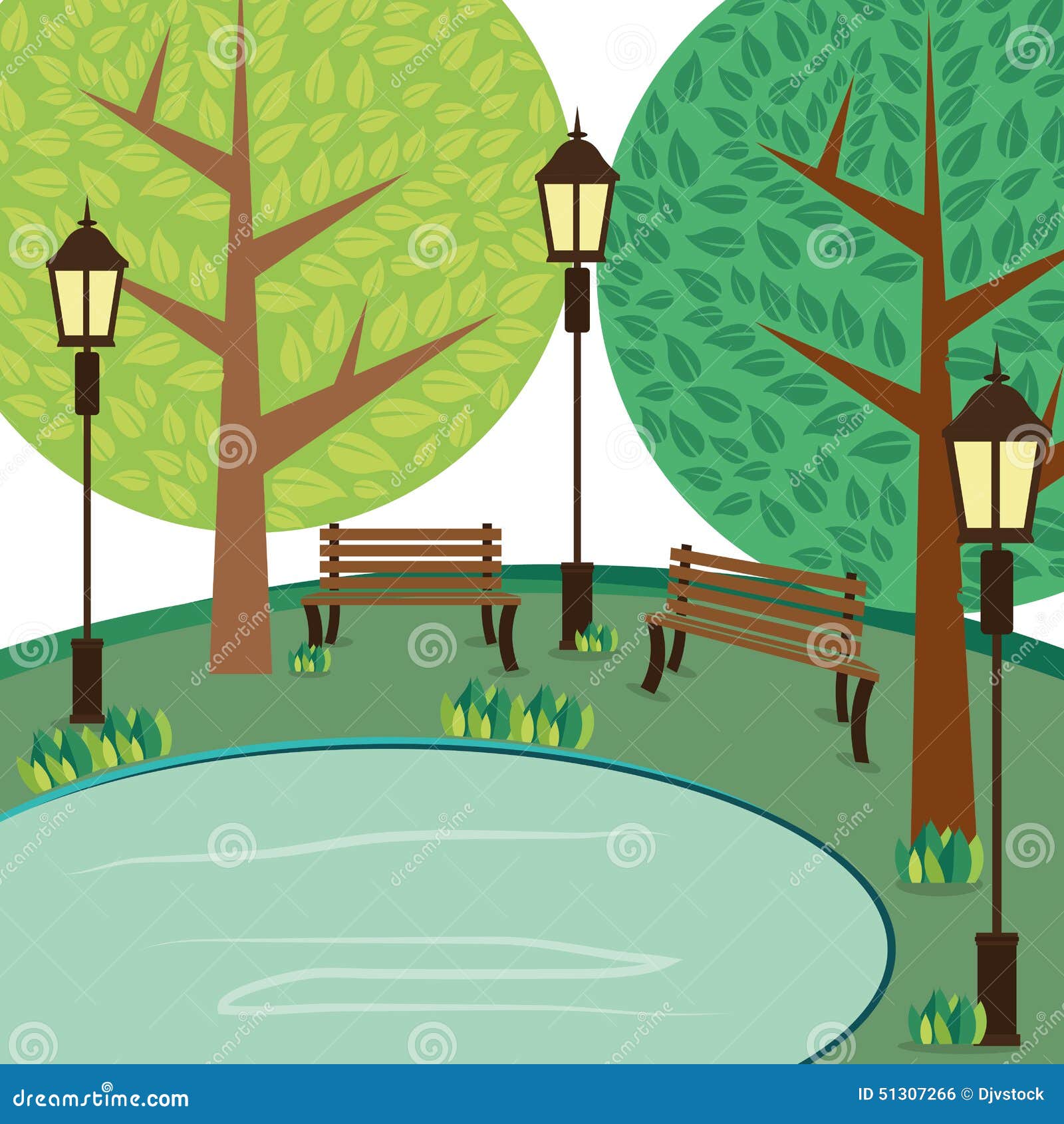 Projeto Do Parque, Ilustração Do Vetor Ilustração do Vetor - Ilustração ...