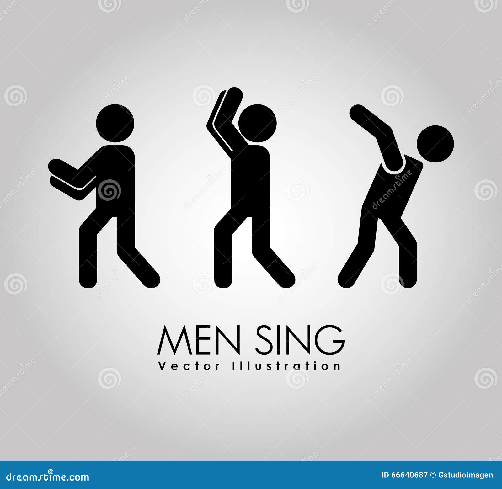 Projeto Do Sinal Dos Homens Ilustração Stock - Ilustração de corpo ...