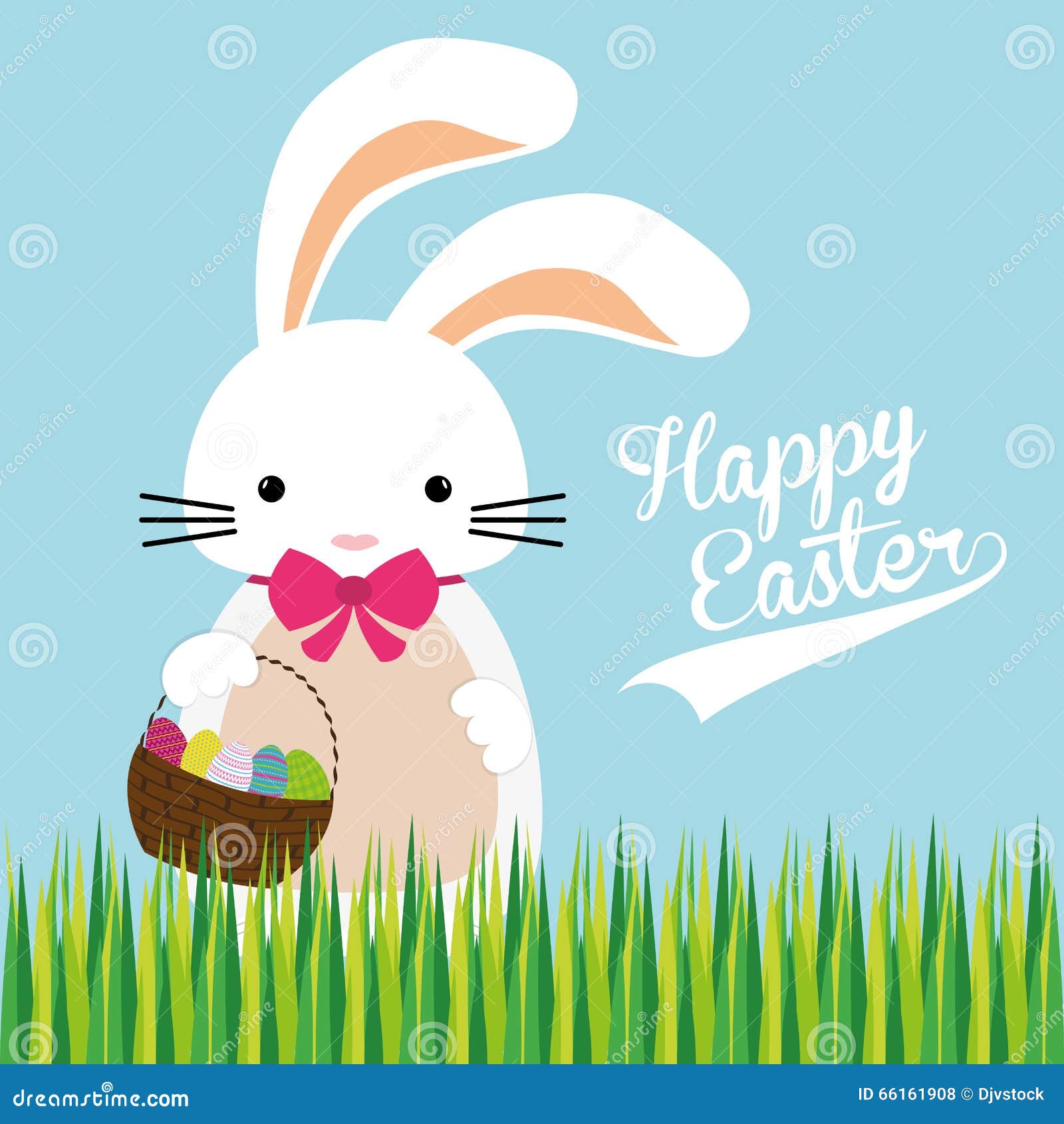 Projeto feliz de easter ilustração do vetor. Ilustração de vetor - 66161908