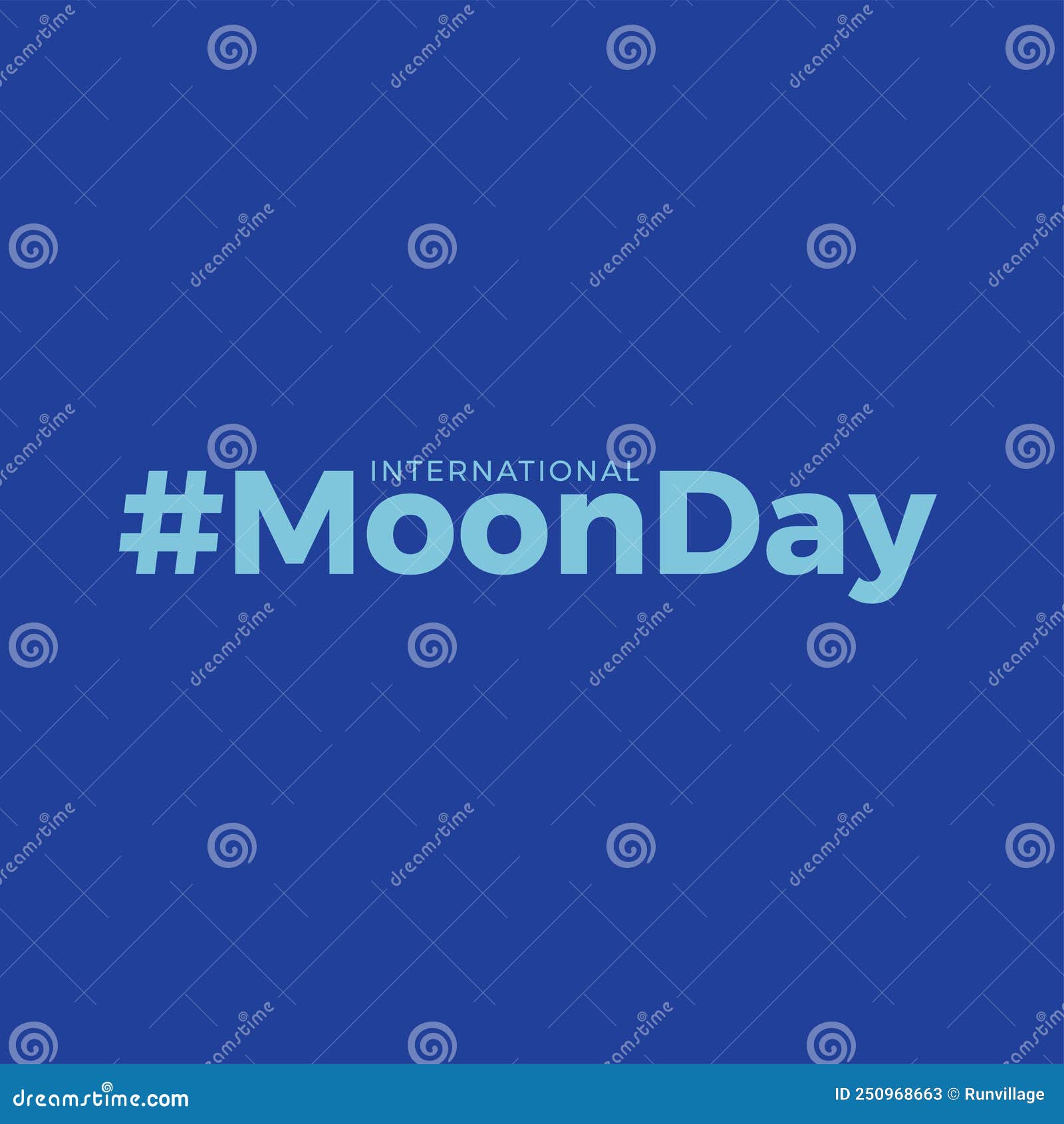 Projeto Para Celebrar O Dia Da Lua Internacional 20 De Julho Ilustração ...