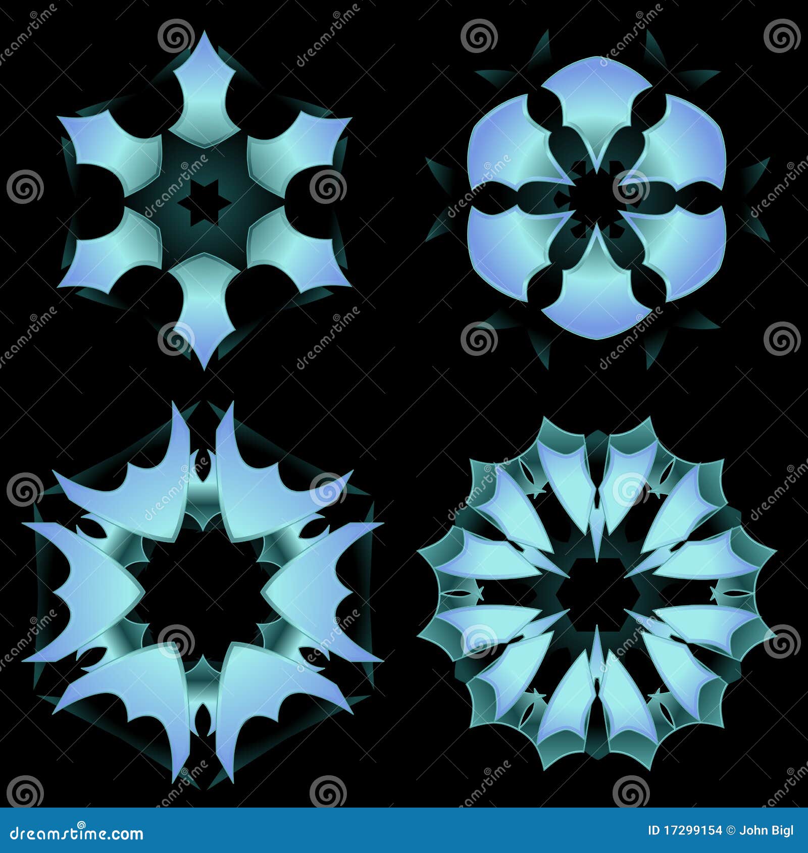 Projetos Afiados Da Neve Do Goth Ilustração do Vetor - Ilustração de ...