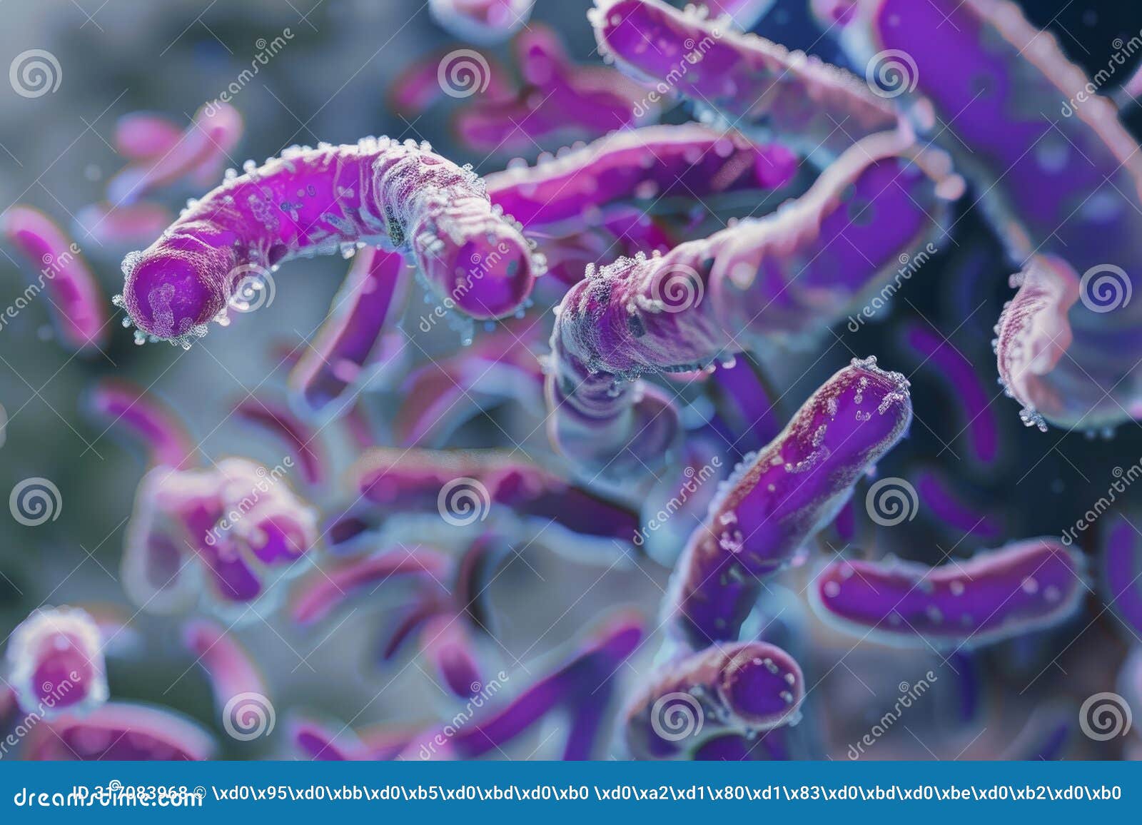Prokaryotic Microorganism, Parasite Bacteria, Bacillus or Bacterium ...