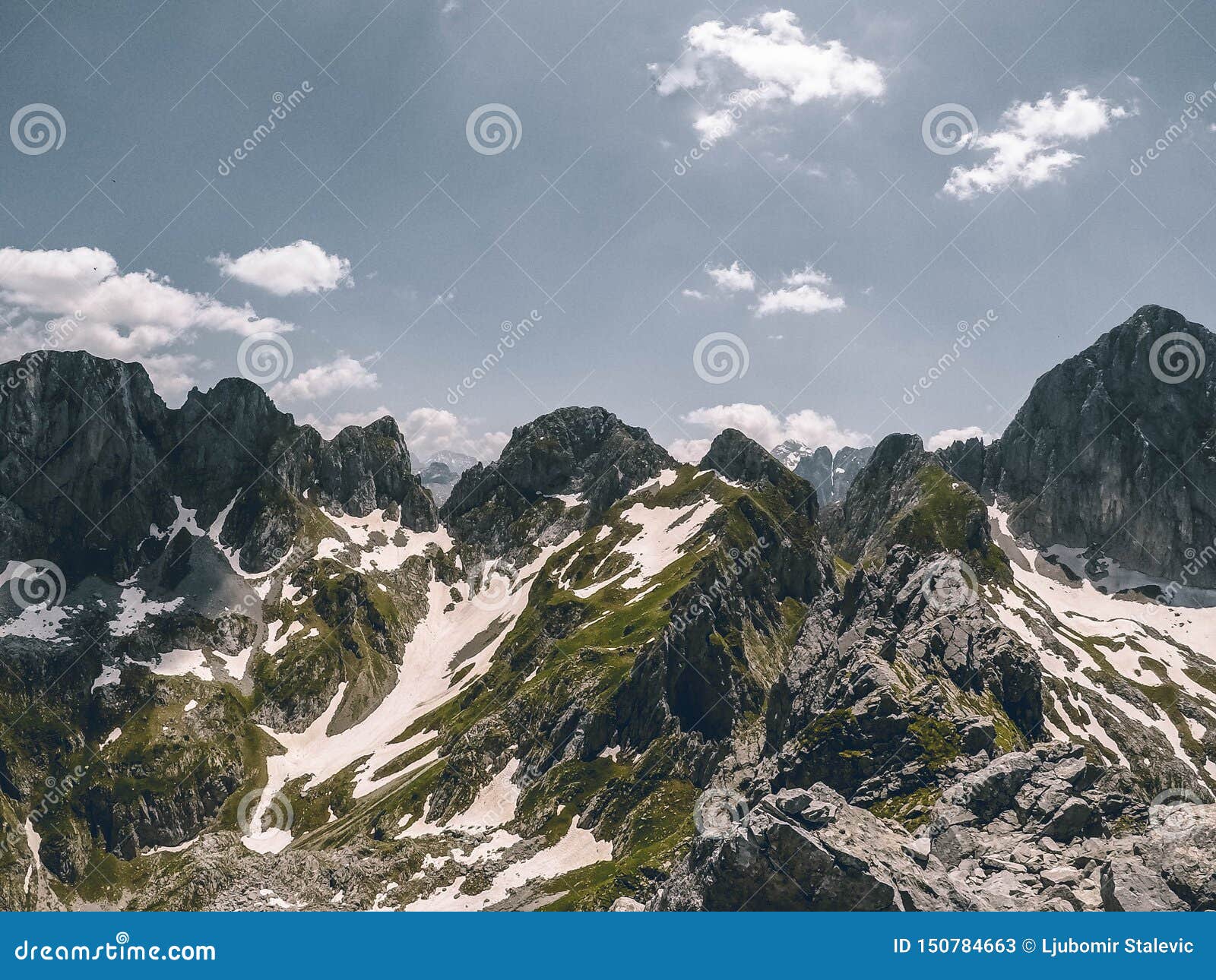 Prokletije National Park stock image. Image of traveler - 150784663