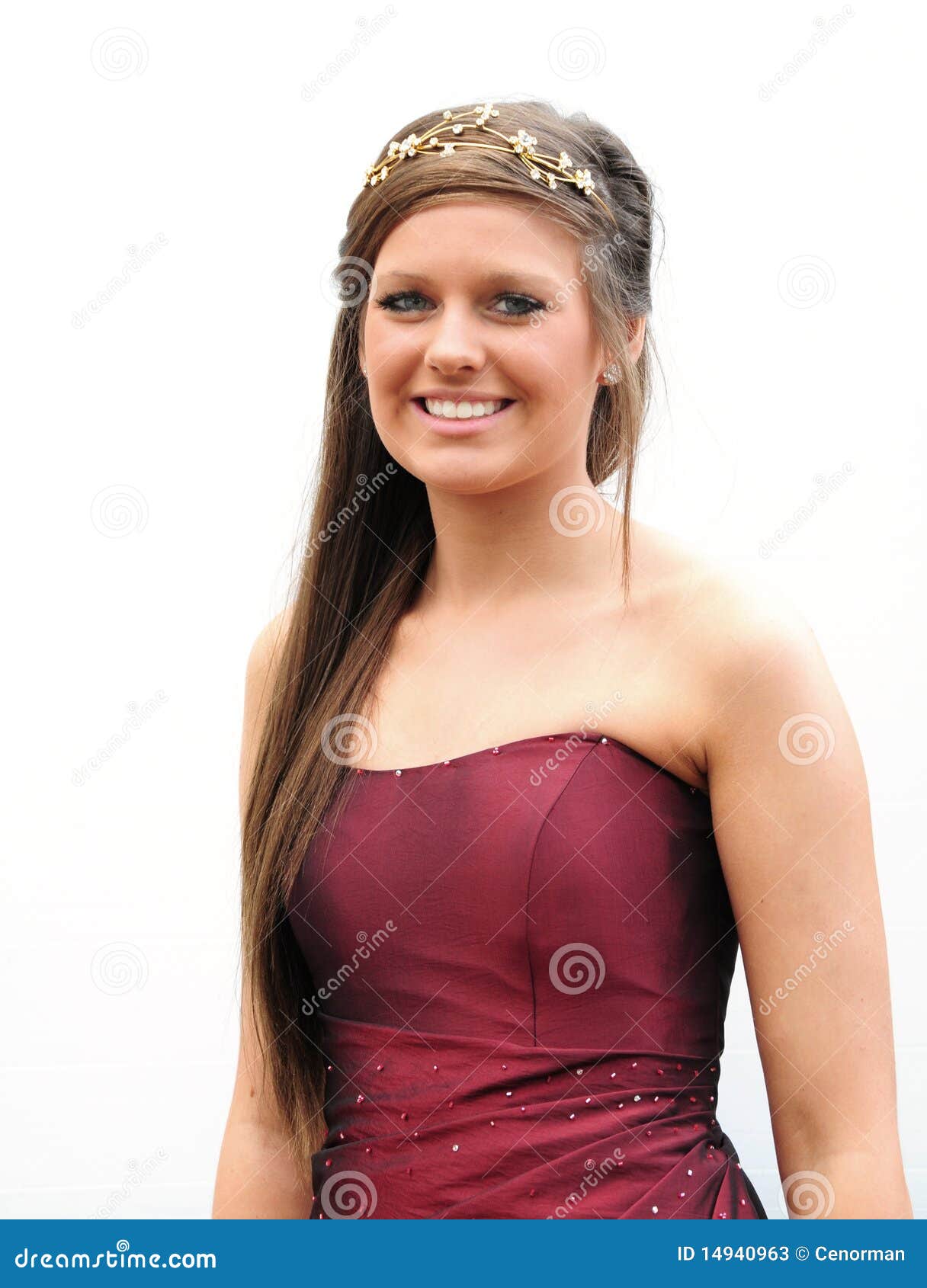 Prom girl stock image. Image of beautiful, background - 14940963
