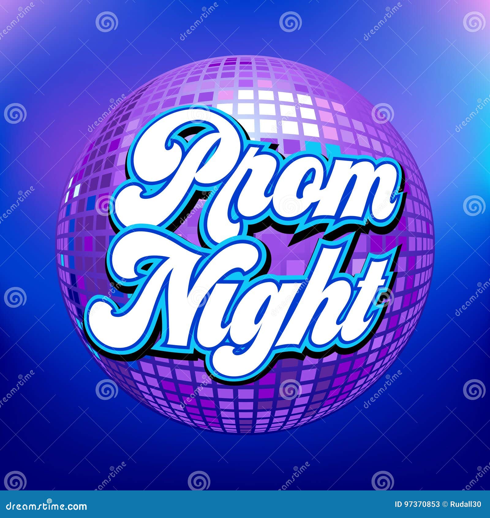 Prom night party stock vector. Illustration of festive - 97370853