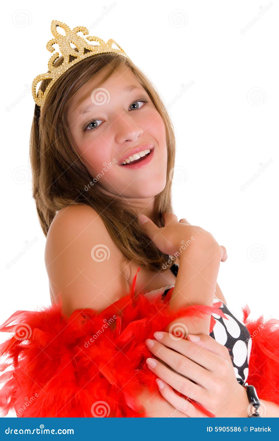 Prom queen stock photo. Image of young, high, girl, golden - 5905586