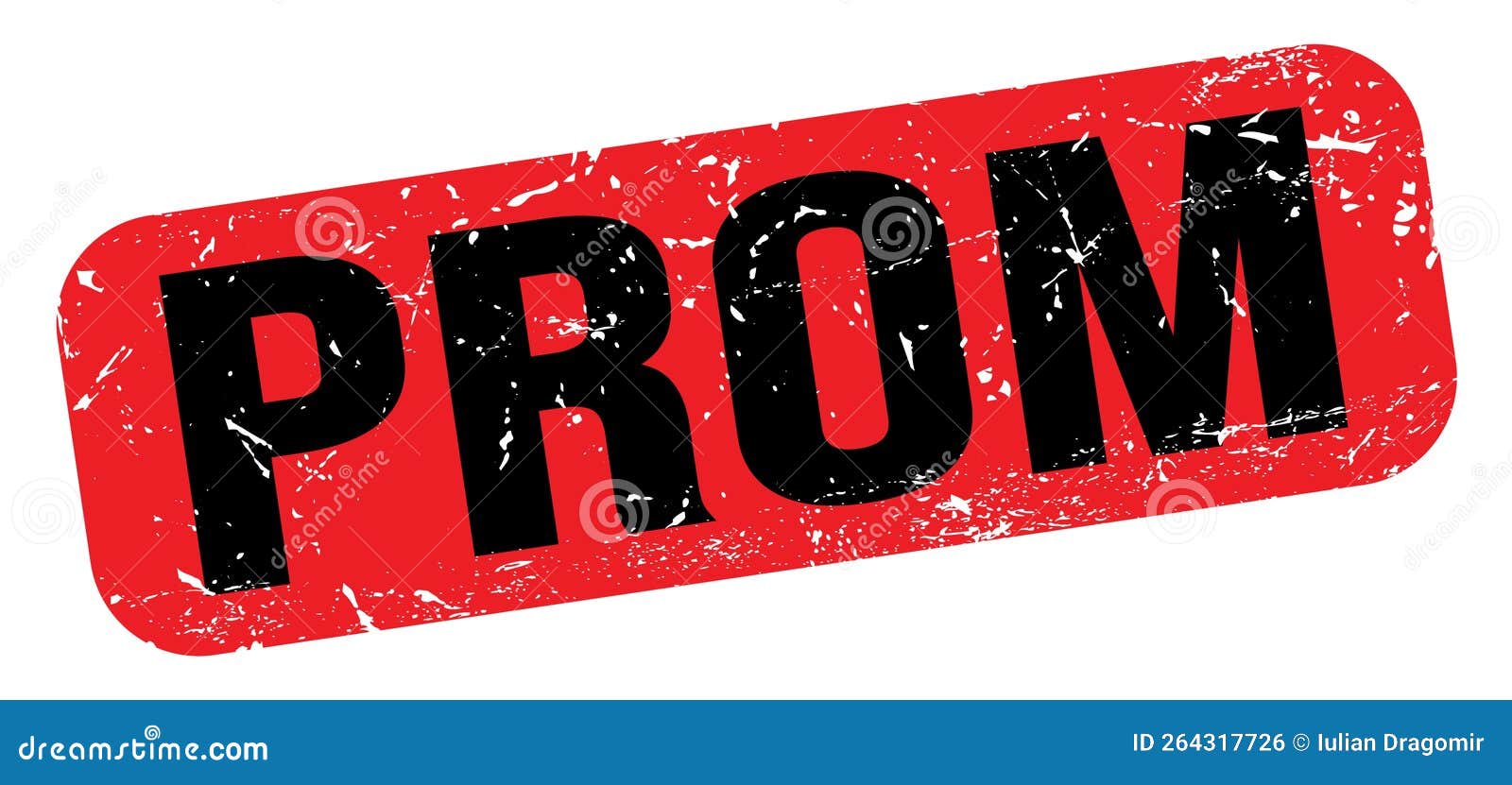 PROM Text on Red-black Grungy Stamp Sign Stock Illustration ...