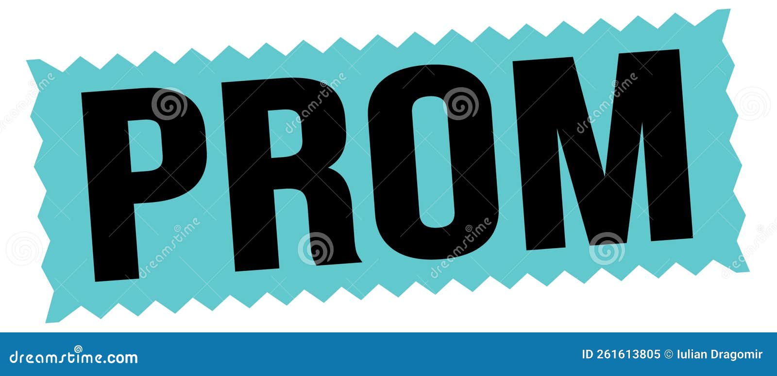 PROM Text Written on Blue-black Stamp Sign Stock Illustration ...