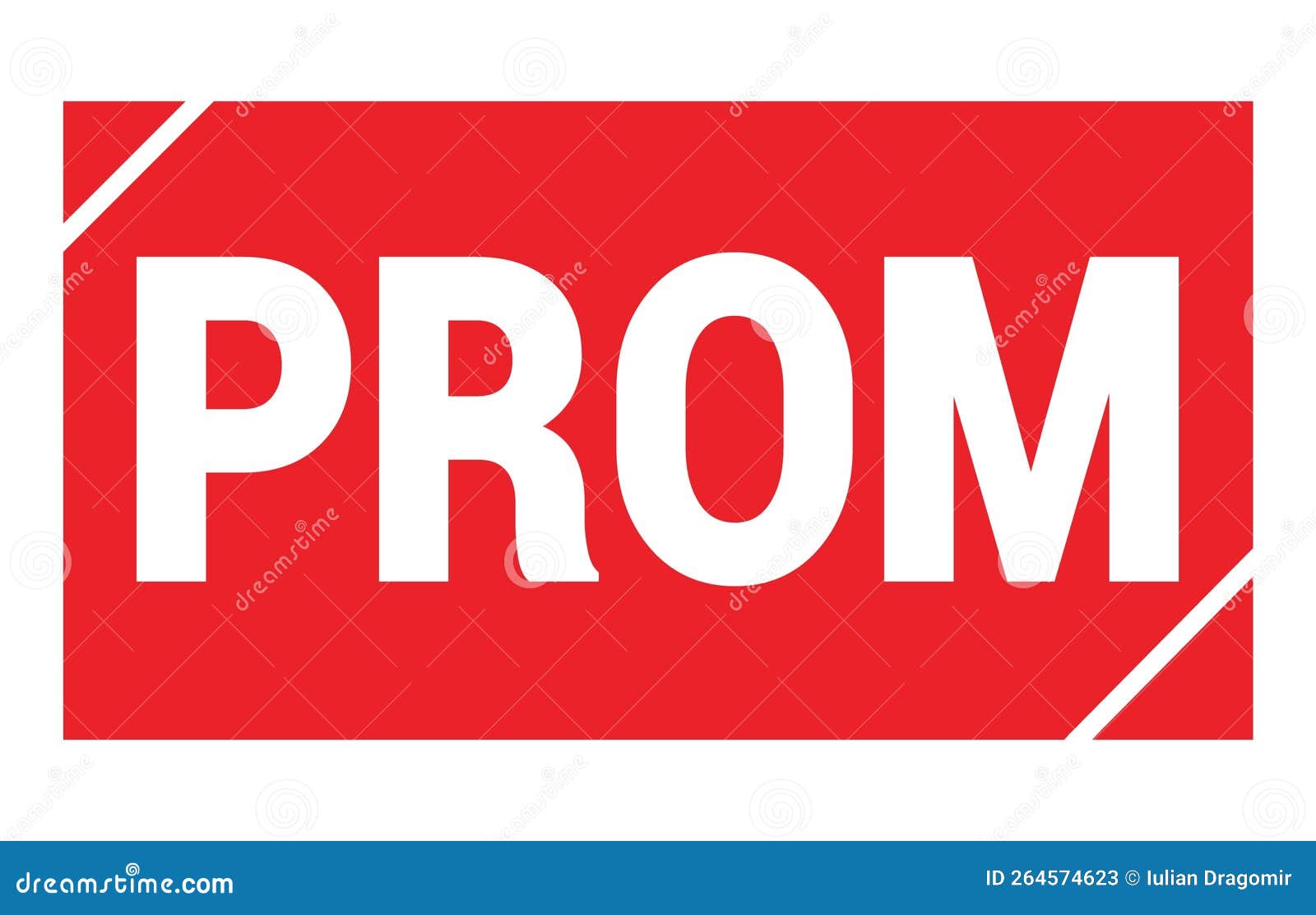PROM Text Written on Red Stamp Sign Stock Illustration - Illustration ...