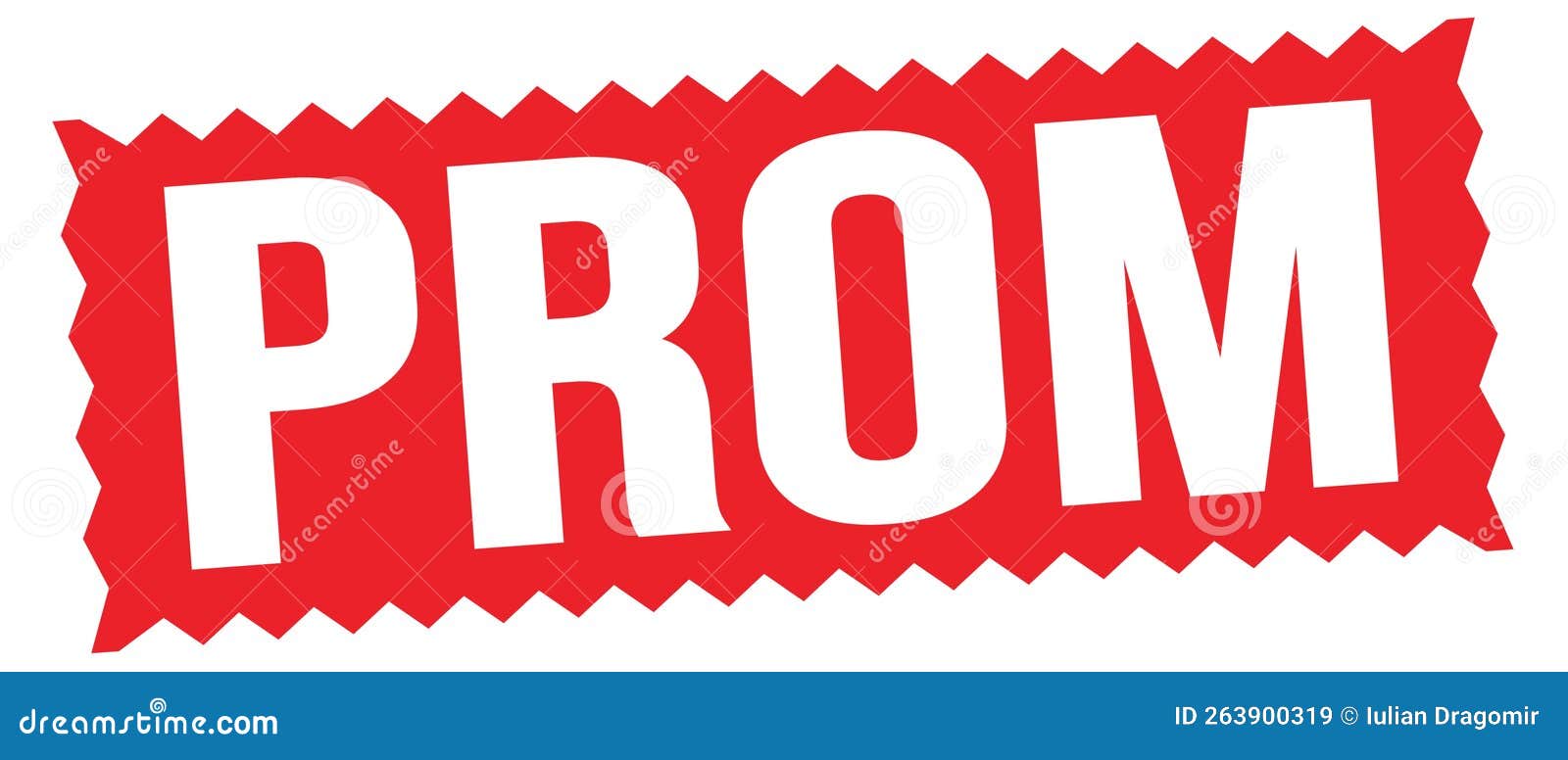 PROM Text Written on Red Stamp Sign Stock Illustration - Illustration ...