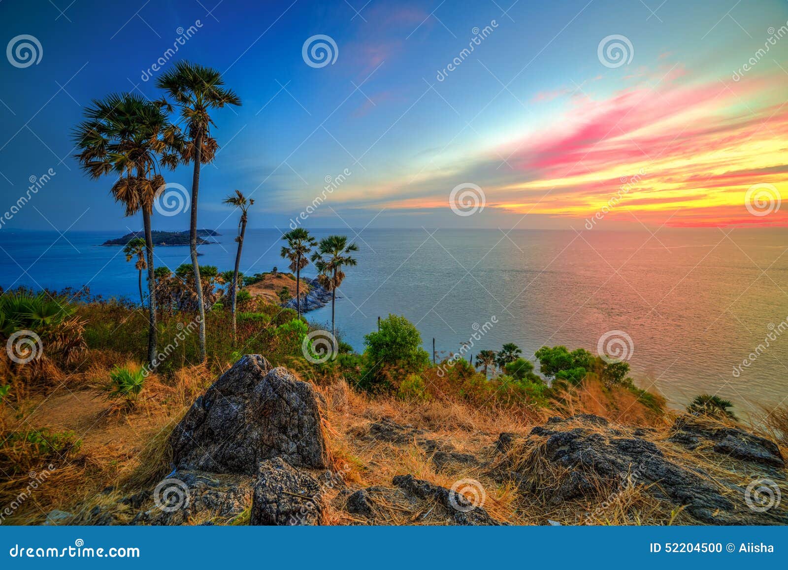 Prom Thep Cape sunset stock photo. Image of phuket, south - 52204500