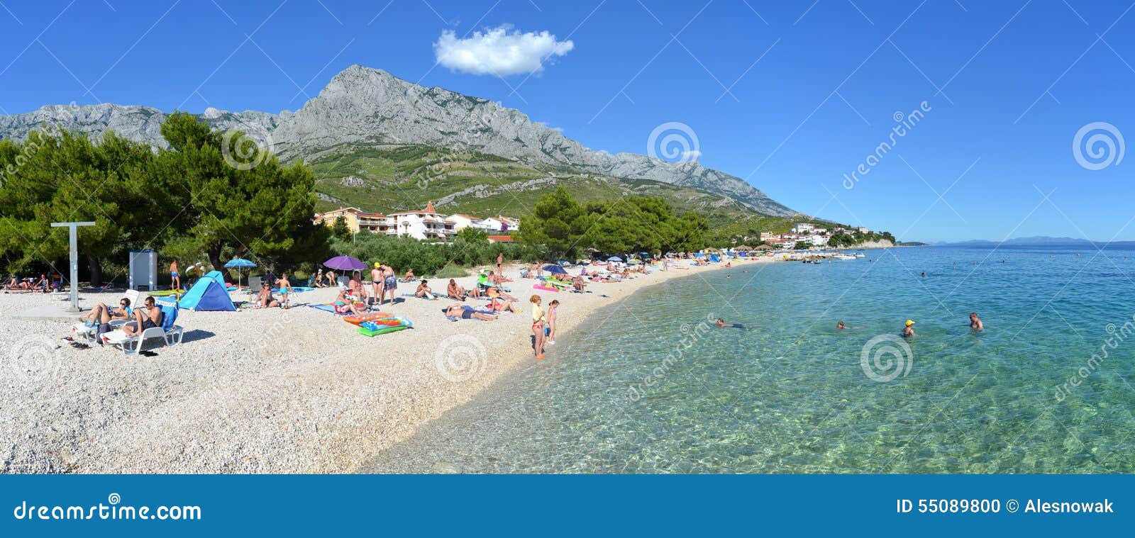 Promajna editorial image. Image of biokovo, view, panoramatic - 55089800