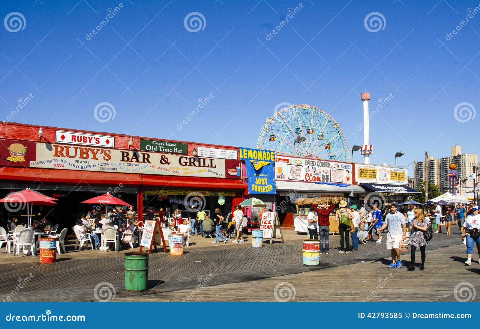 Promenade Brooklyn, NY De Coney Island Image éditorial - Image du ...