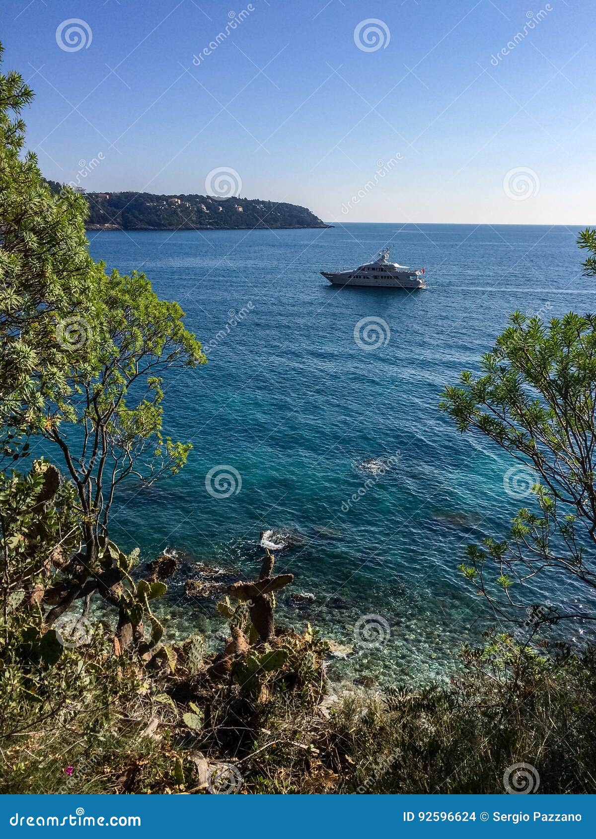 Promenade Le Corbusier in Der Kappe Martin Stockfoto - Bild von ...