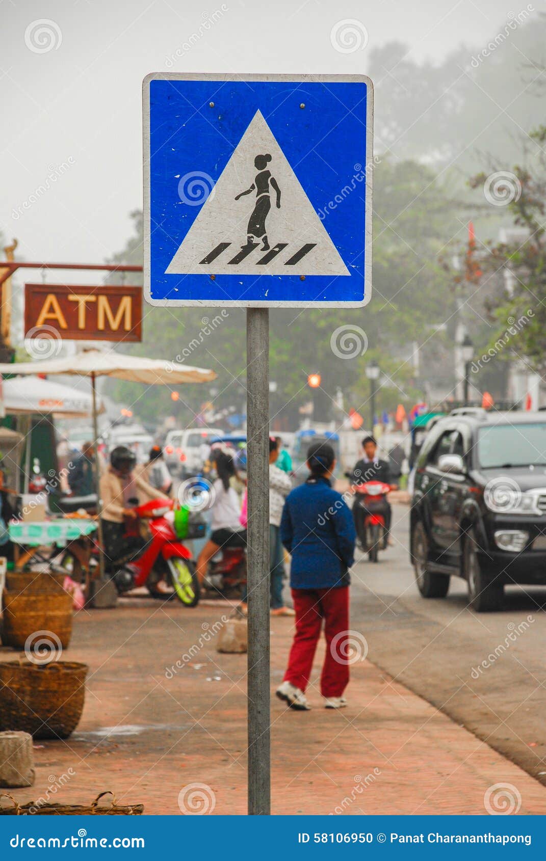 Promenade, Symbole De Promenade Photo stock - Image du marché, durée ...