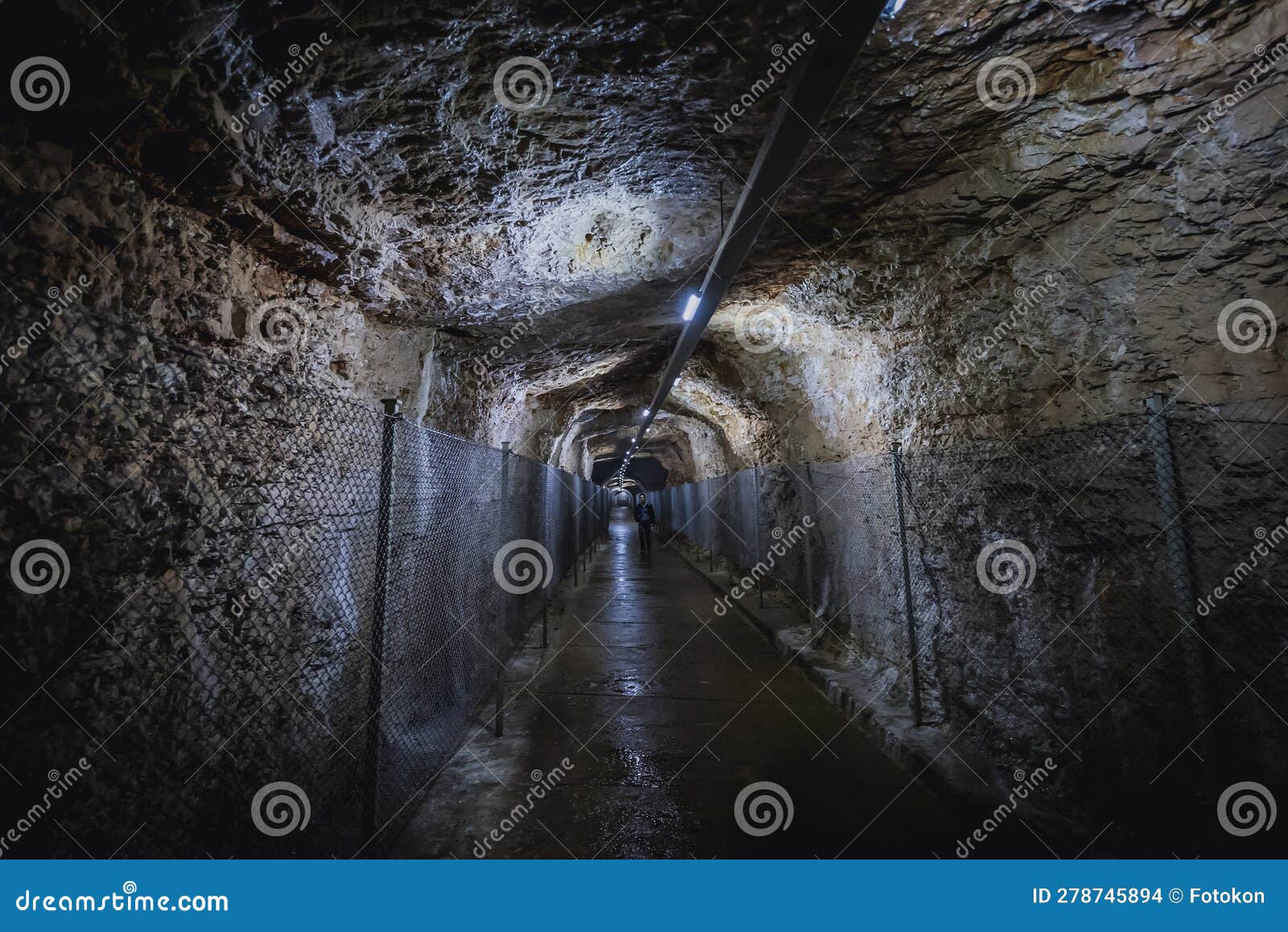 Prometheus Cave in Georgia editorial stock image. Image of exit - 278745894
