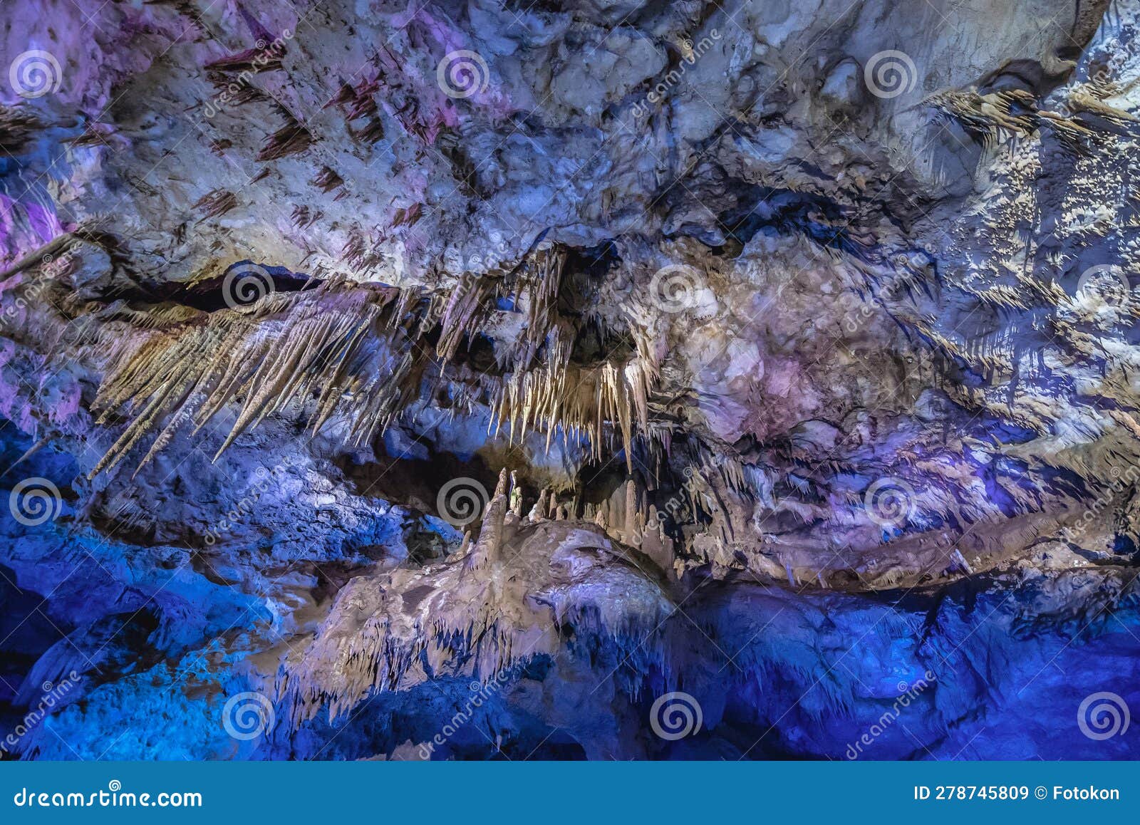 Prometheus Cave in Georgia stock image. Image of trial - 278745809
