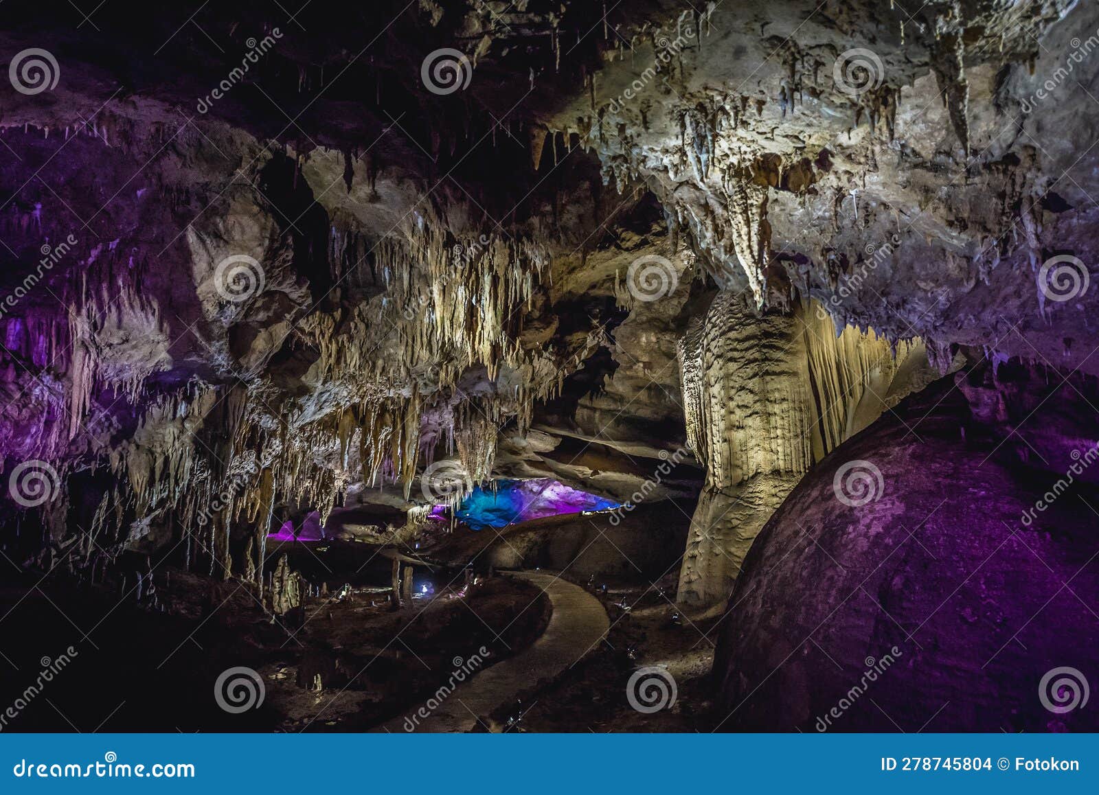 Path Through Prometheus Cave Stock Photography | CartoonDealer.com ...
