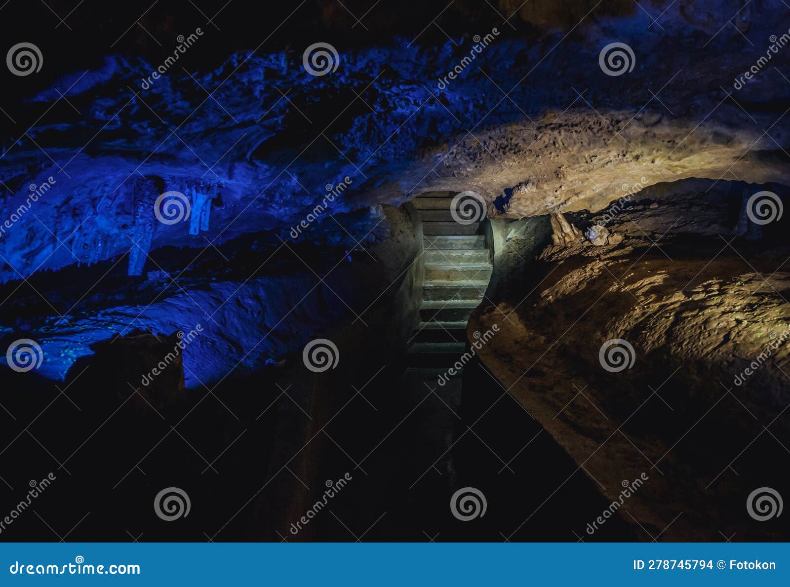 Prometheus Cave in Georgia editorial stock image. Image of interior ...