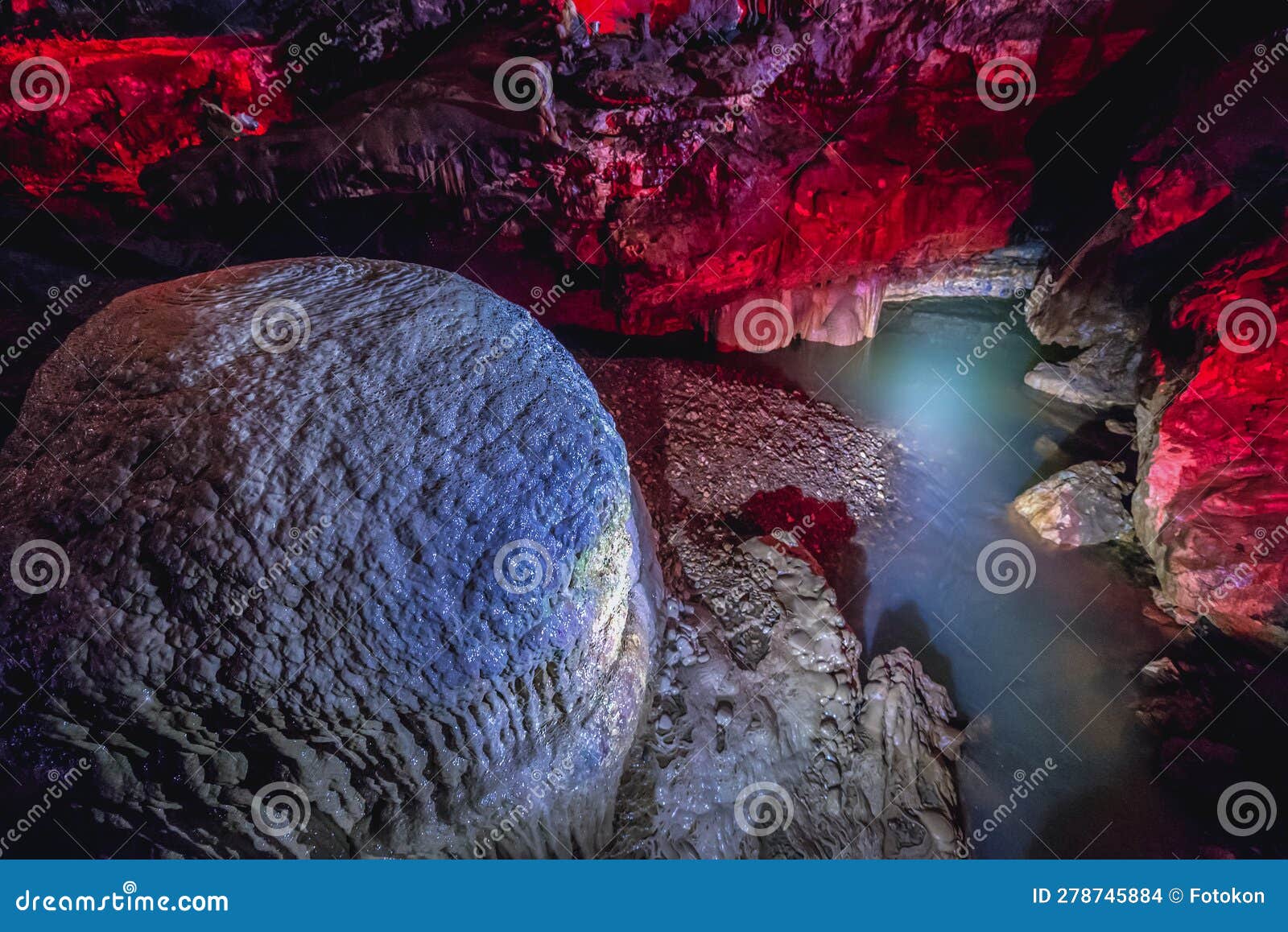 Prometheus Cave in Georgia editorial stock image. Image of georgia ...