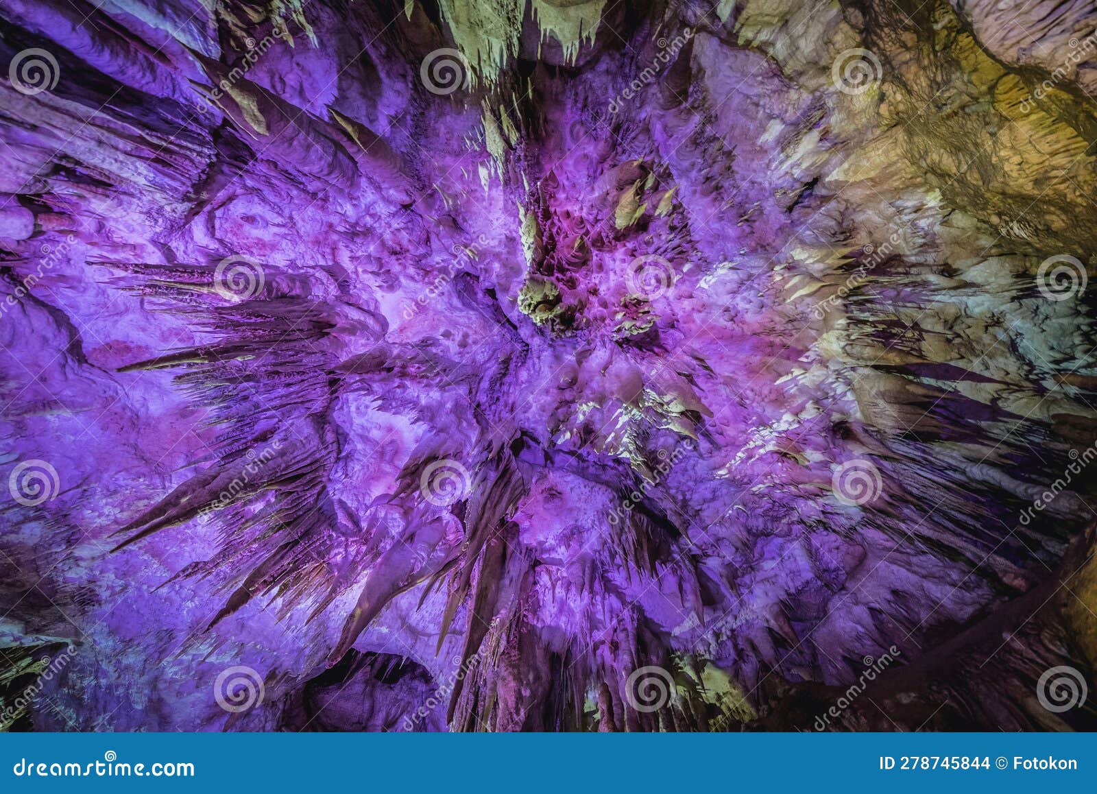Prometheus Cave in Georgia editorial stock image. Image of geology ...