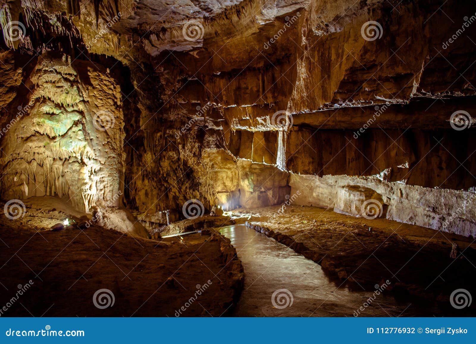 Prometheus Cave at Tskaltubo, the Imereti Region of Georgia. Stock ...