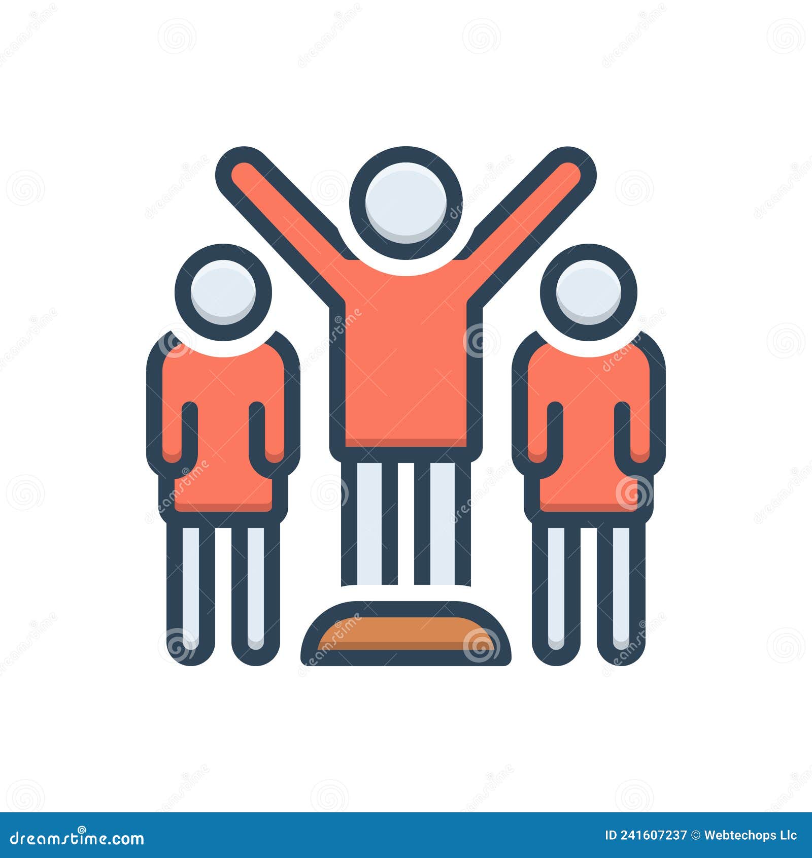 Color Illustration Icon for Prominent, Important and Celebrity Stock ...