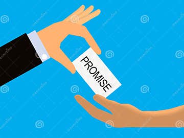 Promise or Promissory Note stock illustration. Illustration of ...