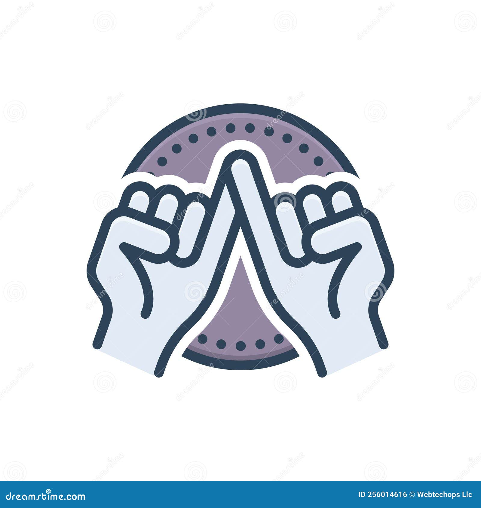 Color Illustration Icon for Promising, Trustworthy and Finger Stock ...