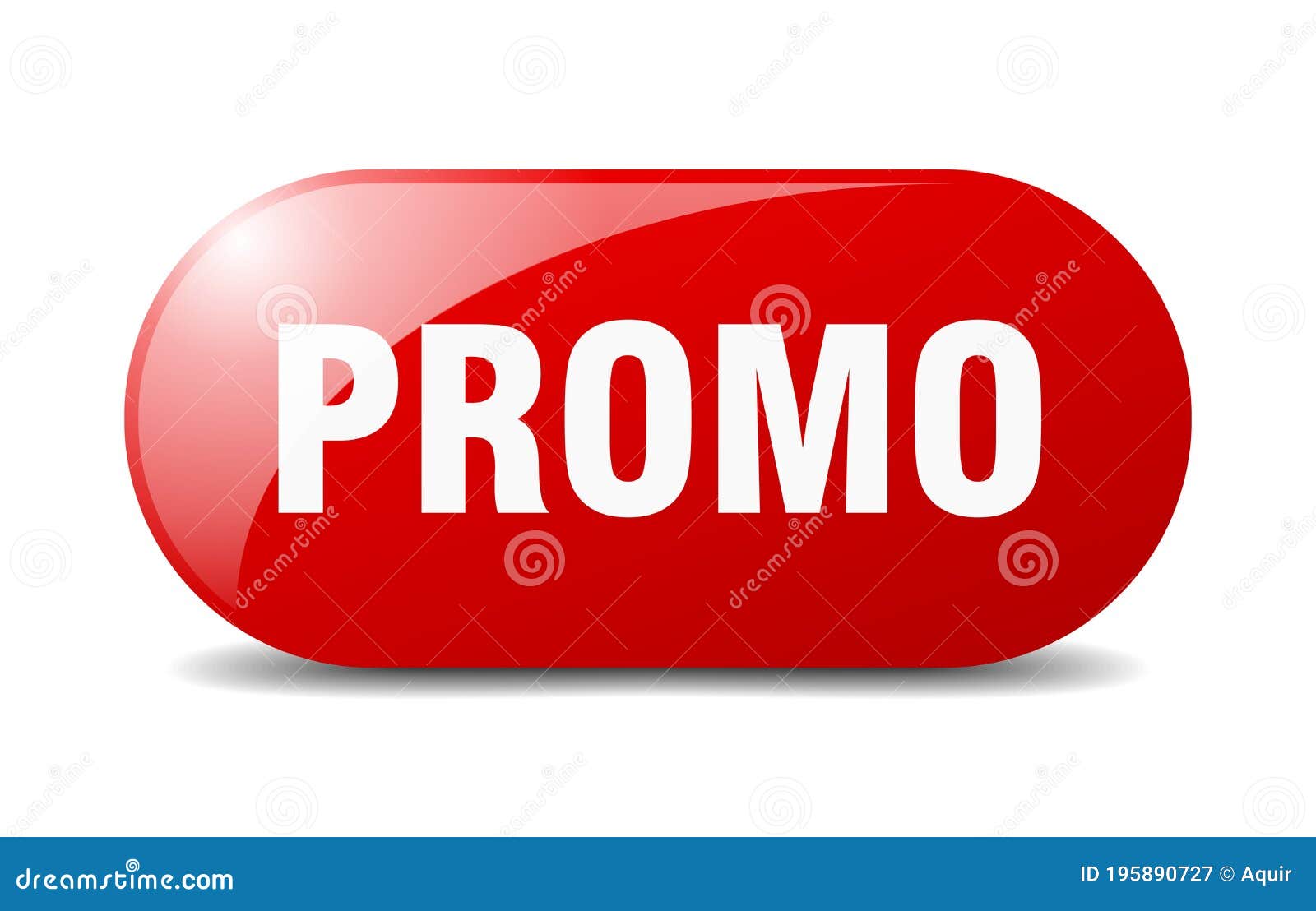 Promo Button. Sticker. Banner. Rounded Glass Sign Stock Vector ...