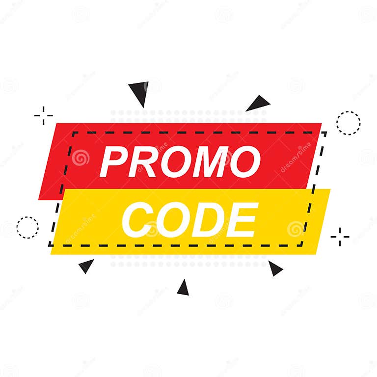 Promo Code, Coupon Code. Flat Vector Set Design Illustration on White ...