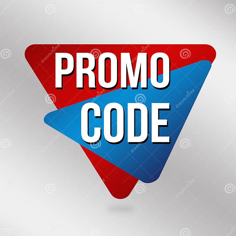 Promo Code Label or Sticker Stock Vector - Illustration of price, promo ...
