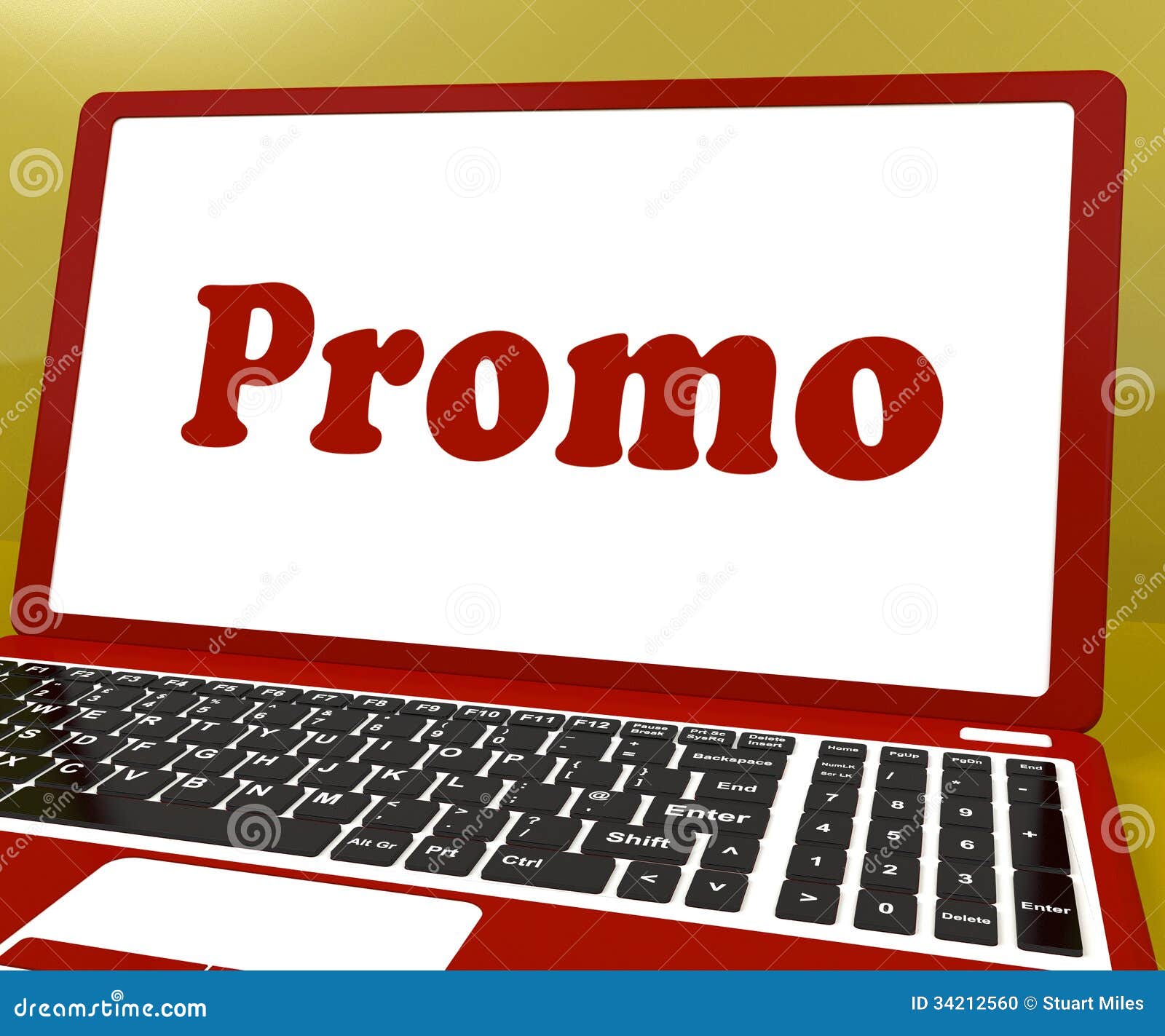 Promo Computer Shows Promotion Discounts and Reductions Stock ...
