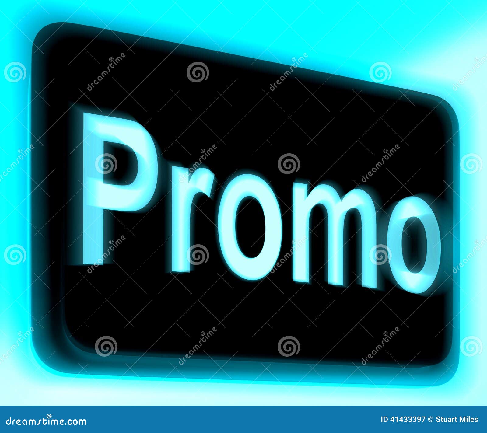 Promo Sign Shows Discount Reduction or Save Stock Illustration ...