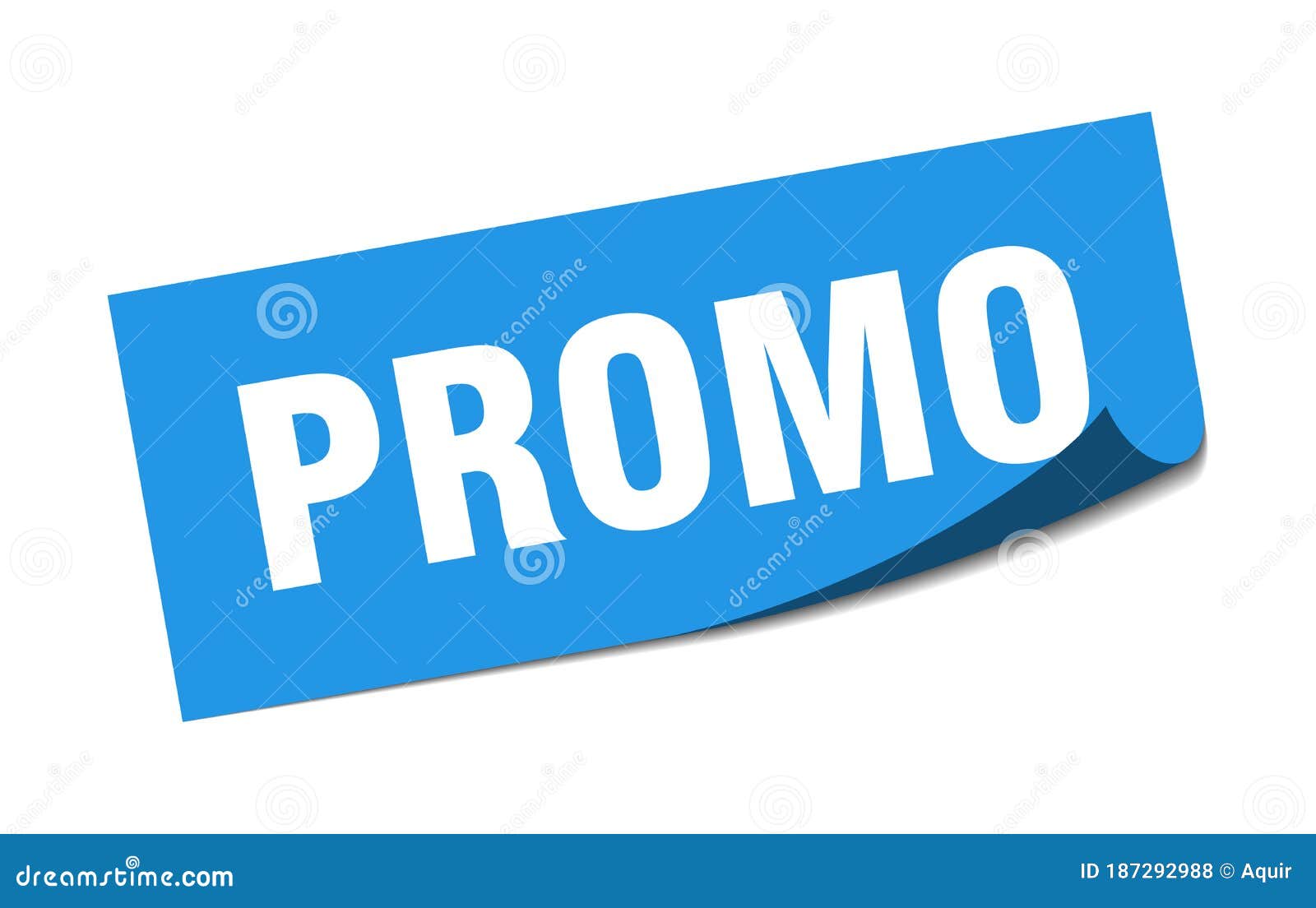 Promo Sticker. Promo Square Isolated Sign Stock Vector - Illustration ...