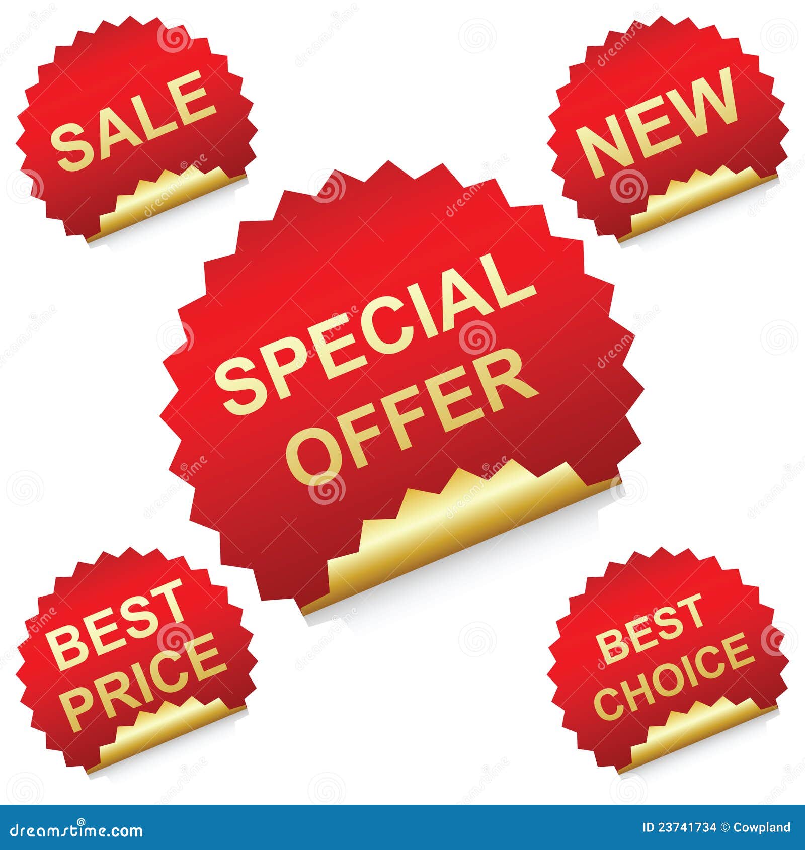 Promo stickers stock vector. Illustration of illustration - 23741734