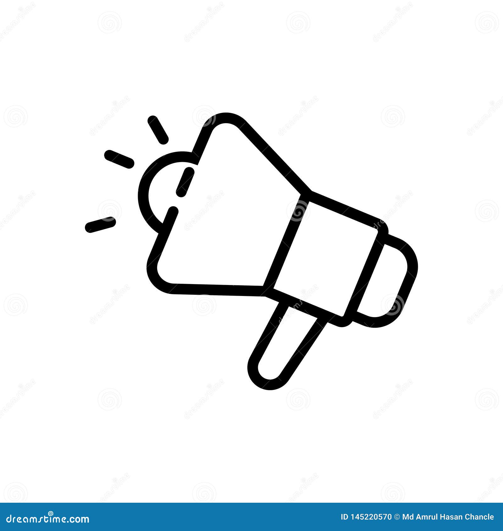 Promotion- Black Linear Promotion Vector Illustration Symbol Icon Stock ...